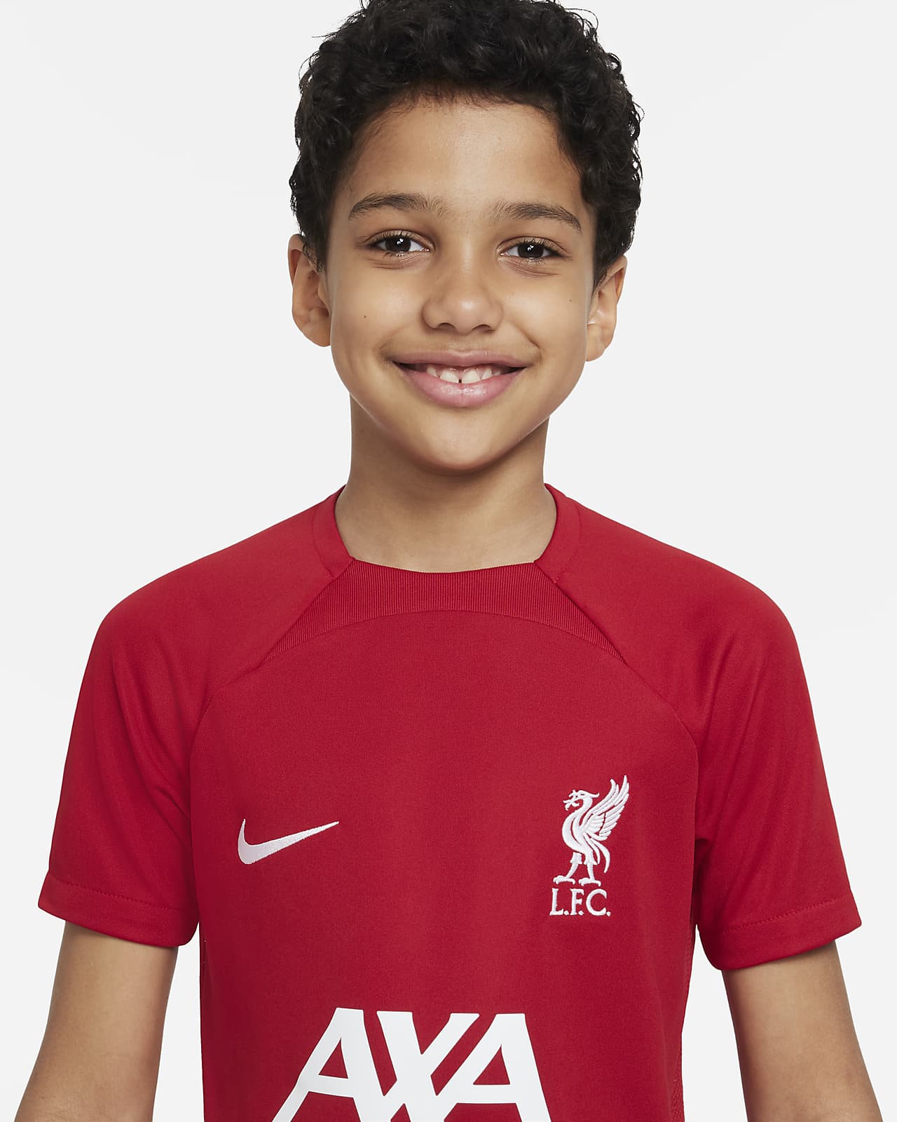 Liverpool F.C. Academy Pro Older Kids' Nike Dri-FIT Short-Sleeve ...