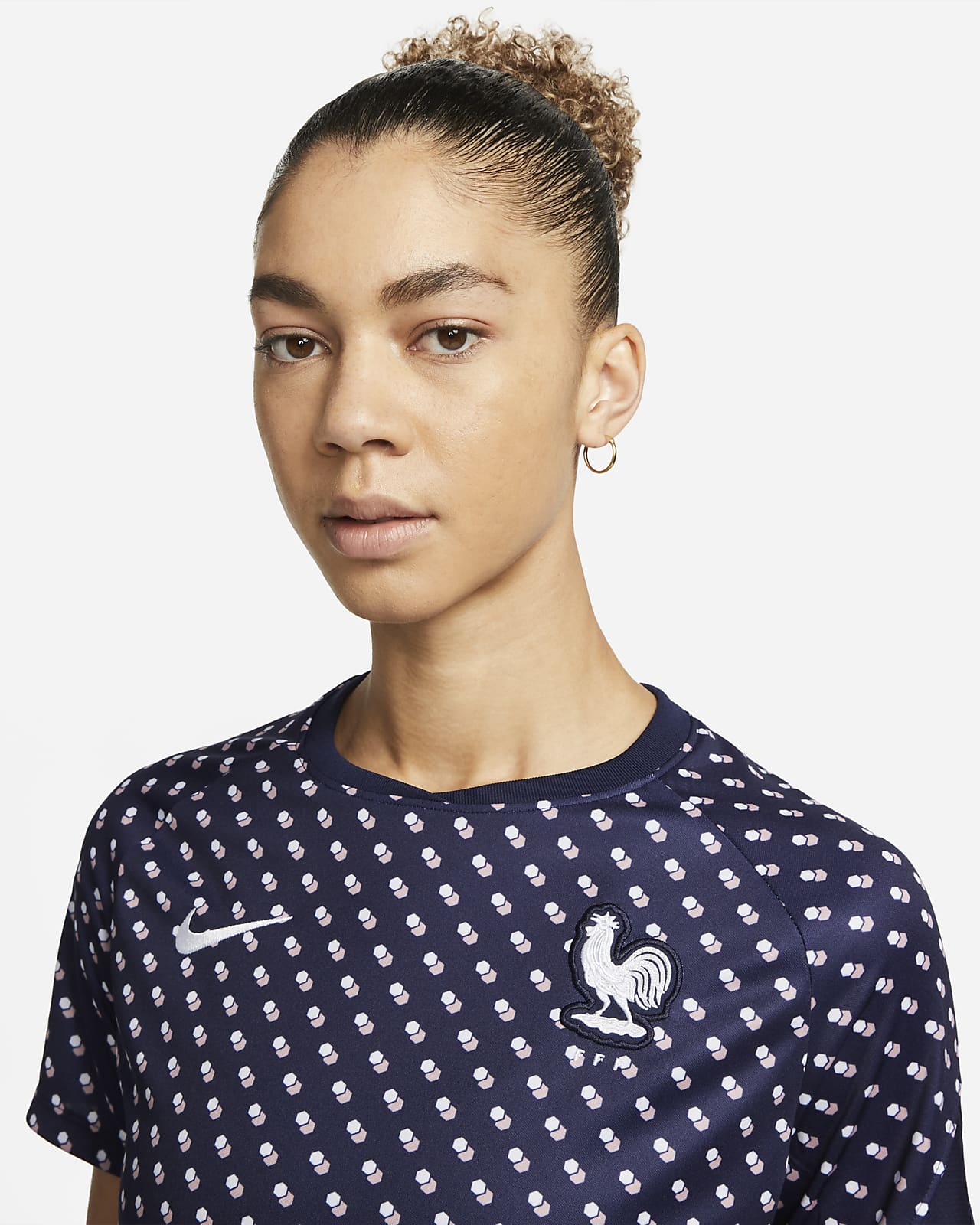 FFF Women's Nike Pre-Match Football Top. Nike DK