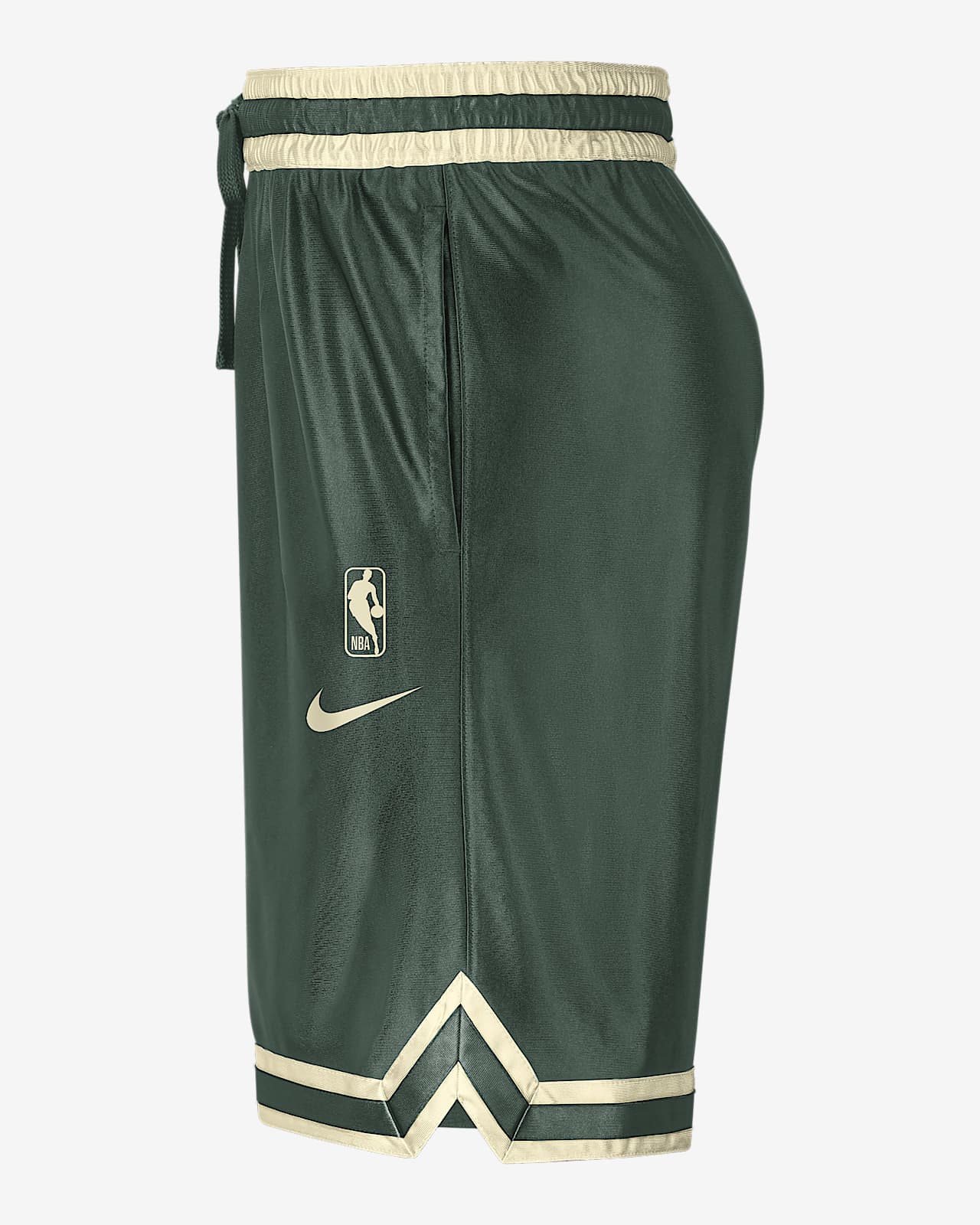 Milwaukee Bucks Courtside Nike Dri-FIT NBA-Shorts für Herren. Nike CH