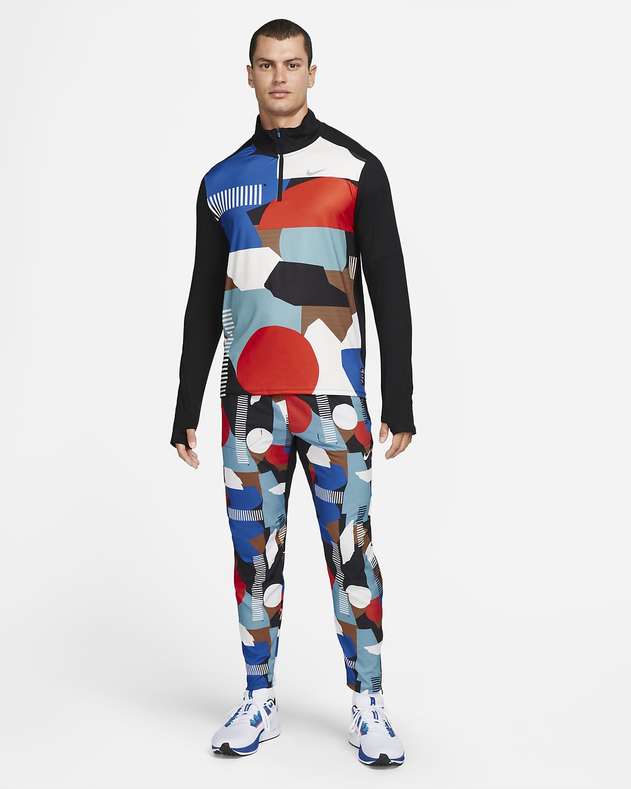 Nike A.I.R. Hola Lou Men's Mid Layer Running Top. Nike LU