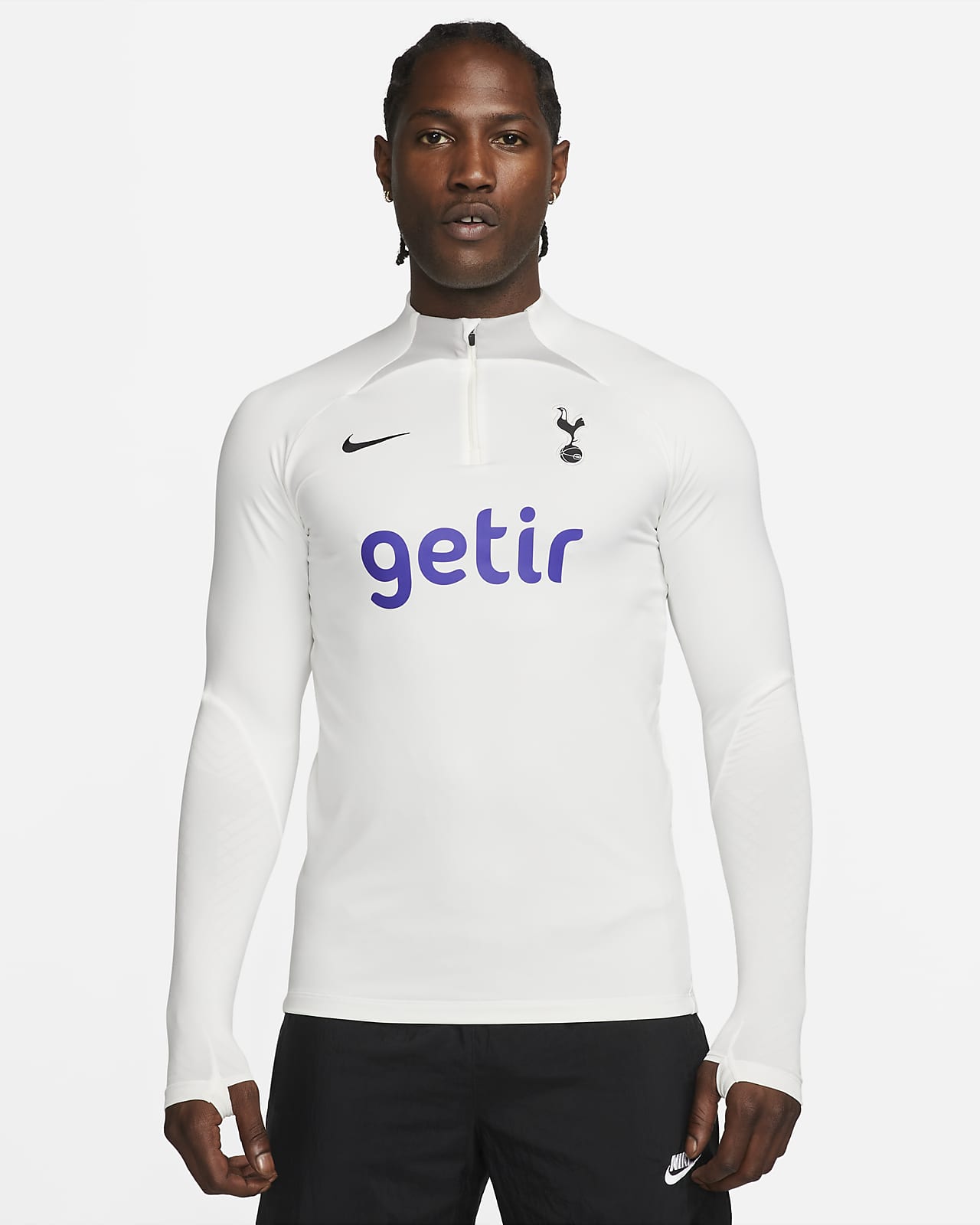 Tottenham Hotspur Strike Men's Nike Dri-FIT Knit Football Drill Top ...