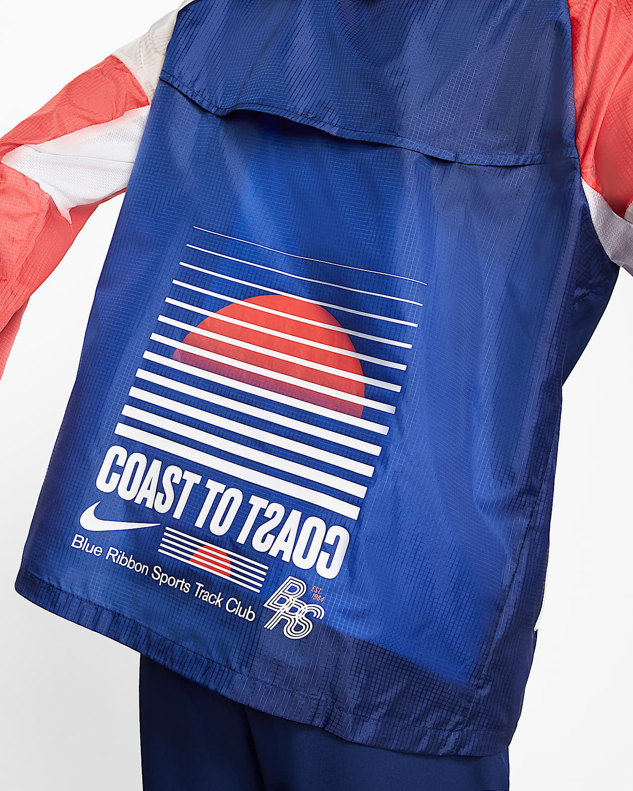 Nike Blue Ribbon Sports løpejakke. Nike NO