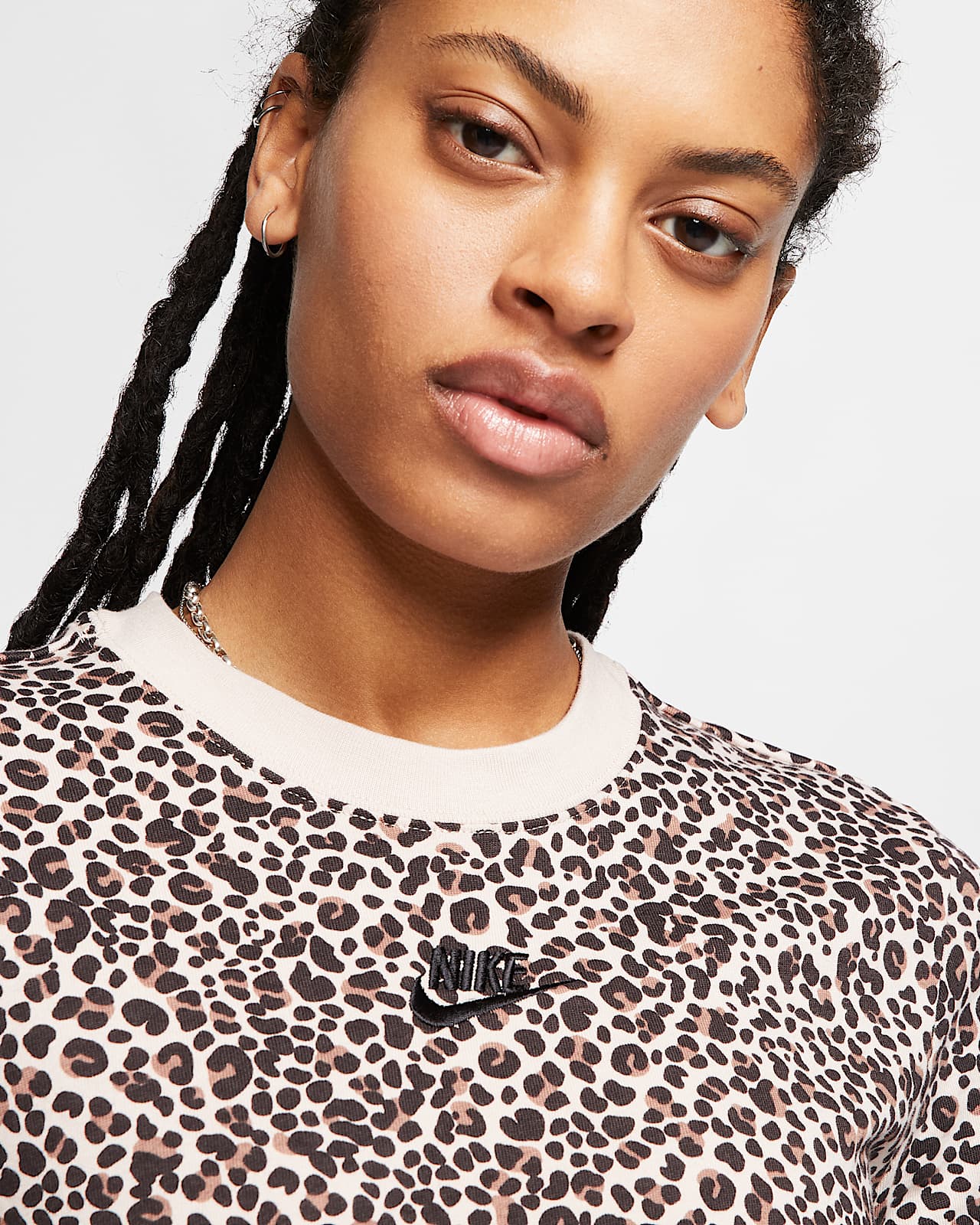 Nike Sportswear Women s Animal Print T Shirt Nike IE