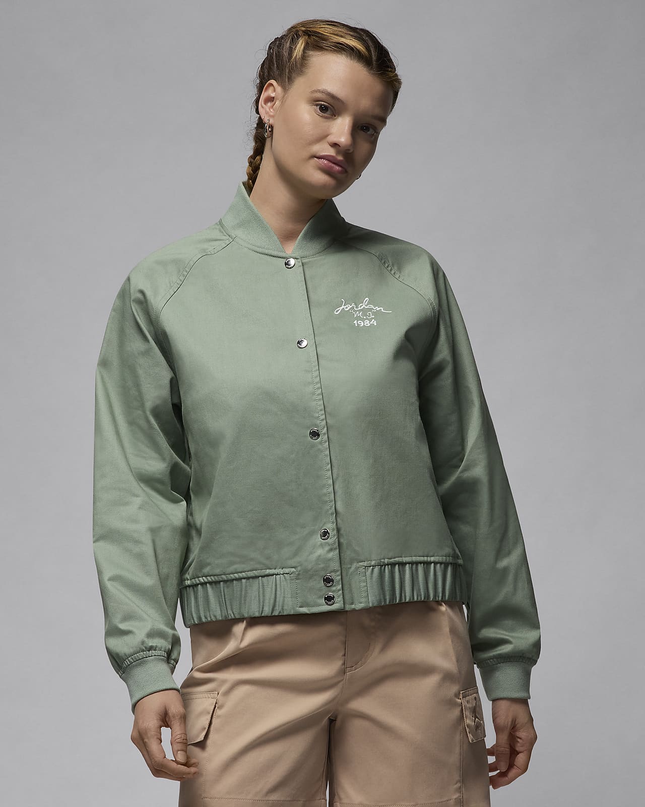 Jordan Women's Varsity Jacket. Nike LU