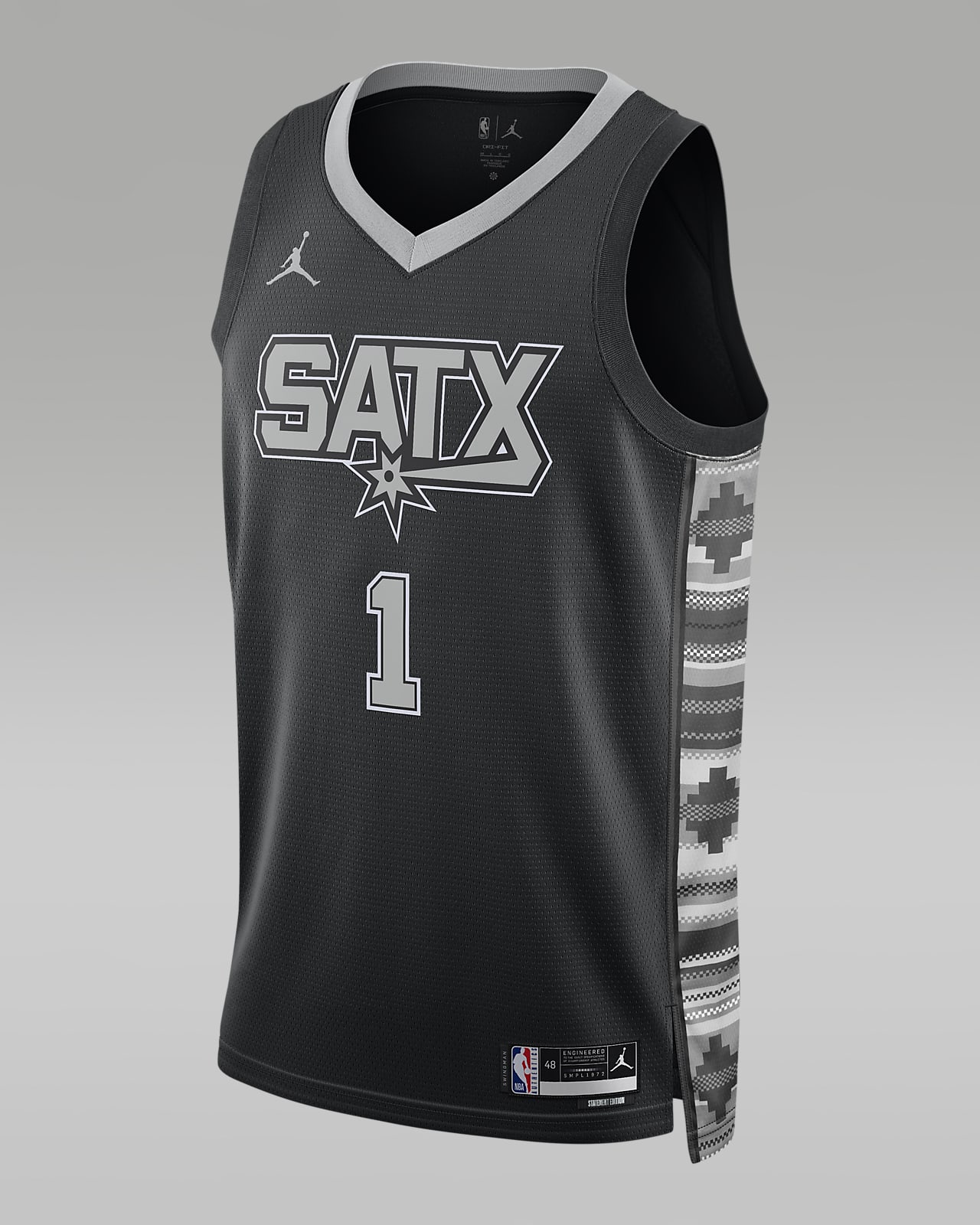 San Antonio Spurs Statement Edition Men's Jordan Dri-FIT NBA Swingman ...
