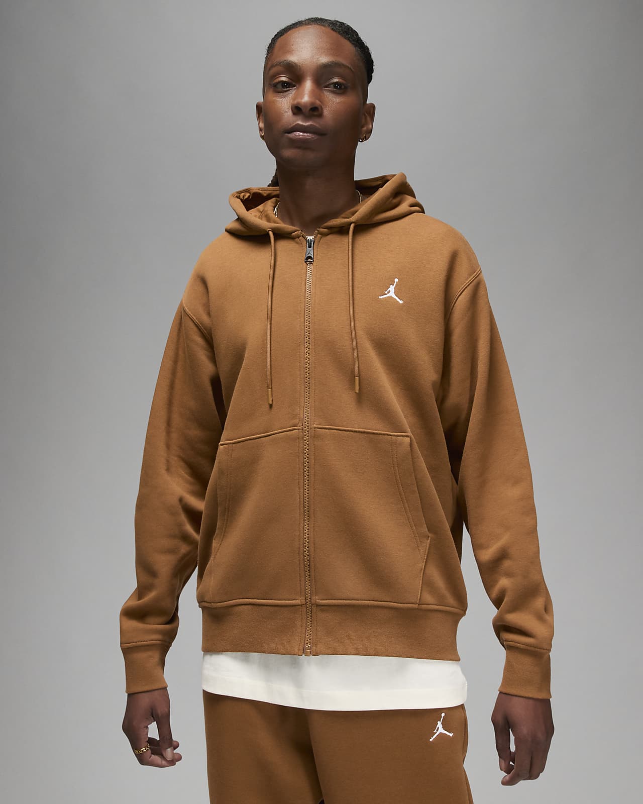 Jordan Essentials Men's Full-Zip Fleece Hoodie. Nike BE