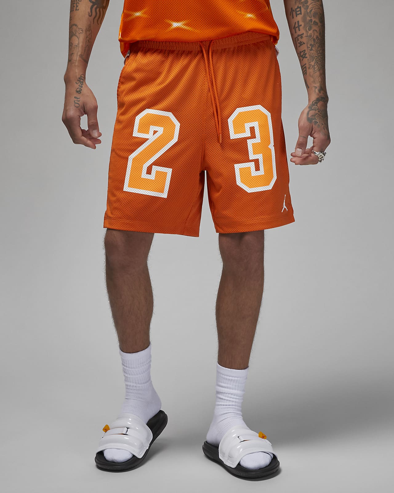 Jordan Essentials Men's Graphic Mesh Shorts. Nike CZ