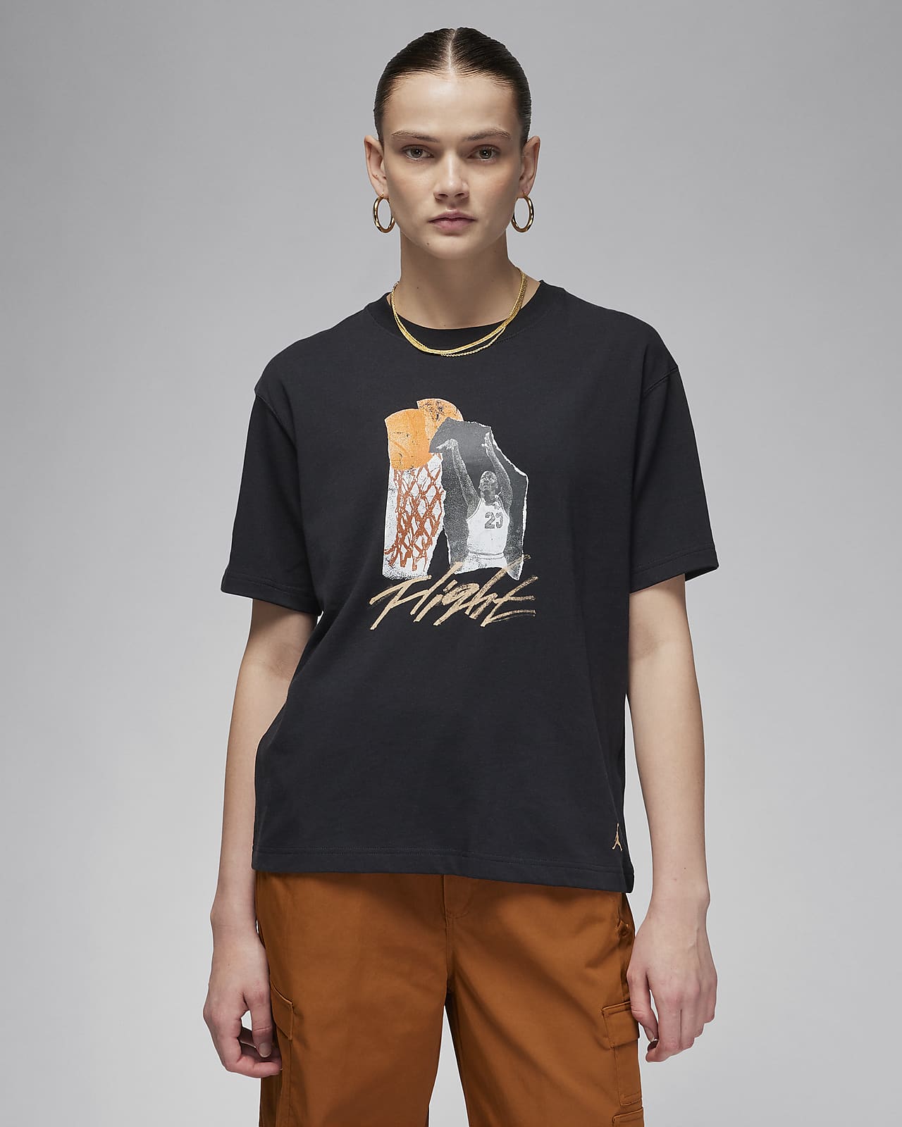 Jordan Women's Collage T-Shirt. Nike LU