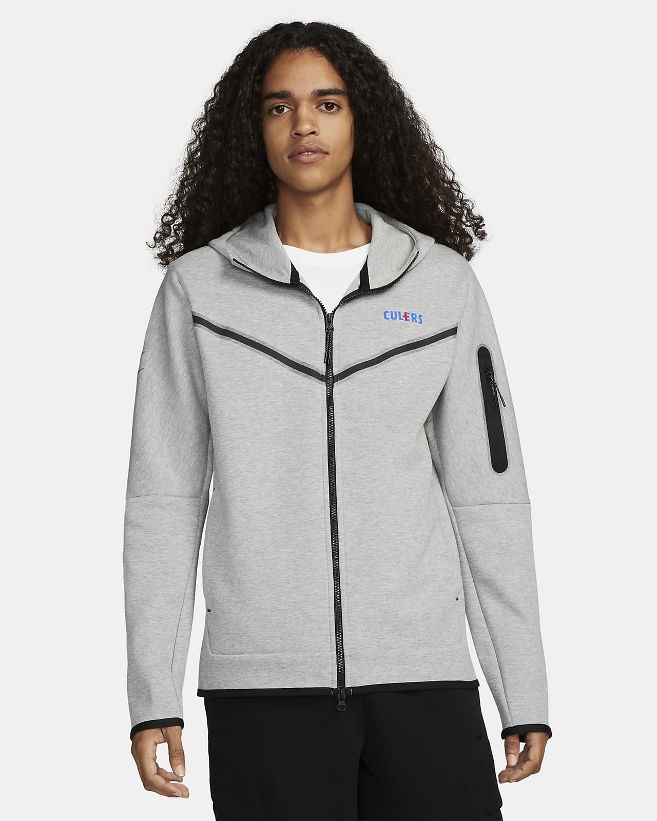 F.C. Barcelona Tech Fleece Windrunner Men's Full-Zip Hoodie. Nike CZ