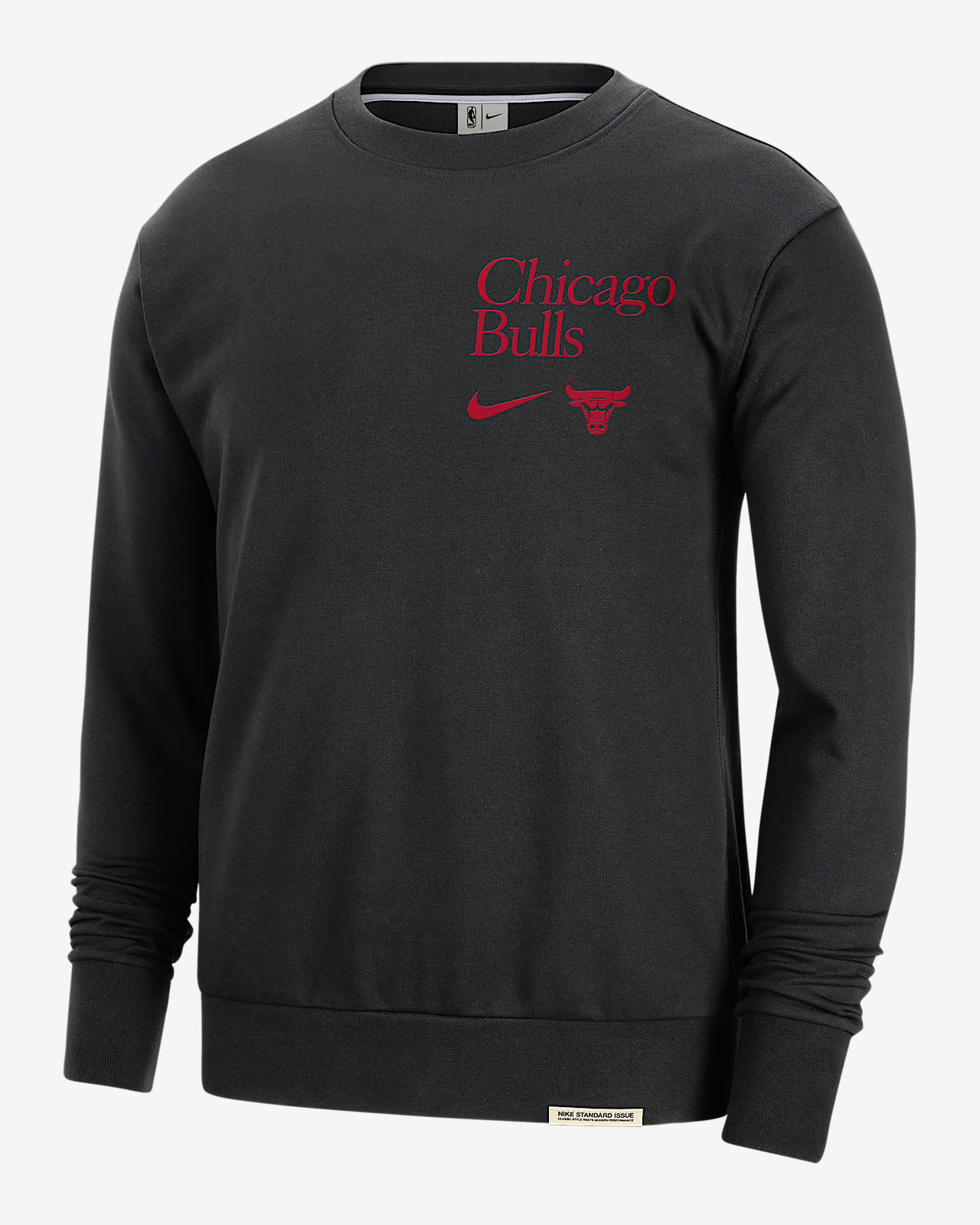 Sweat à col ras-du-cou Nike Dri-FIT NBA Chicago Bulls Standard Issue ...