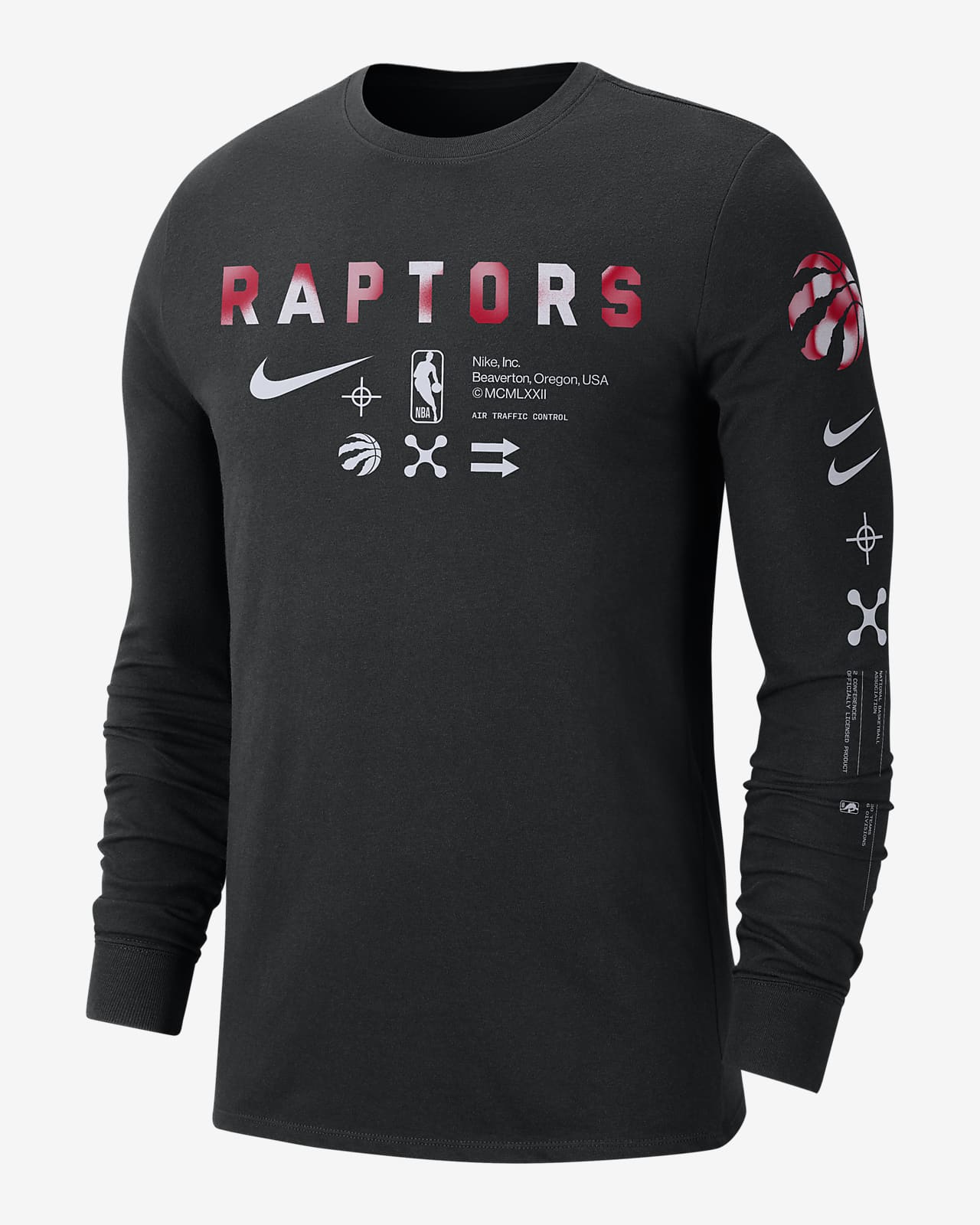 Toronto Raptors Men's Nike NBA Long-Sleeve T-Shirt. Nike AE