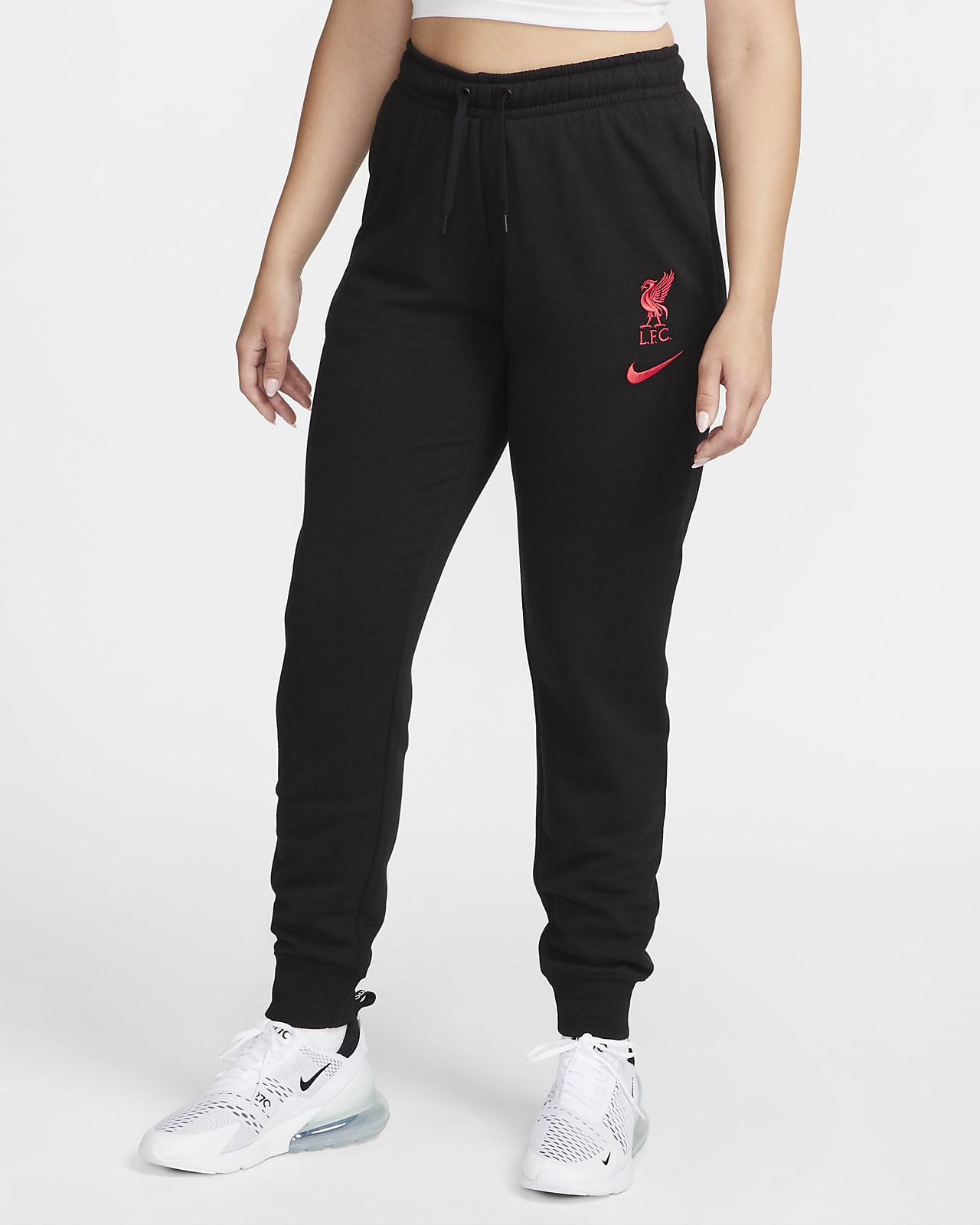 Liverpool F.C. Club Fleece Women's Mid-Rise Pants. Nike PT