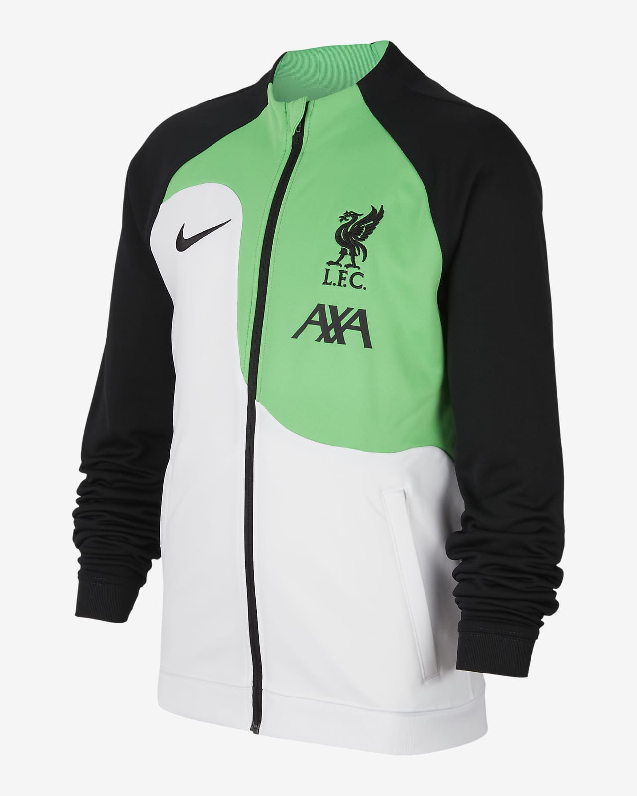 Liverpool F.C. Academy Pro Older Kids' Knit Football Jacket. Nike IL