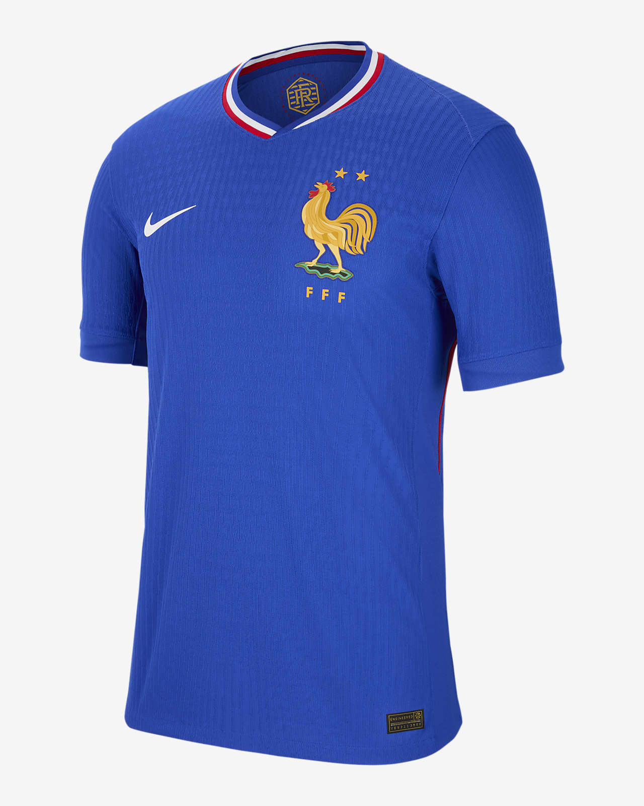 FFF 2024 Match Home Men's Nike Dri-FIT ADV Football Authentic Shirt ...