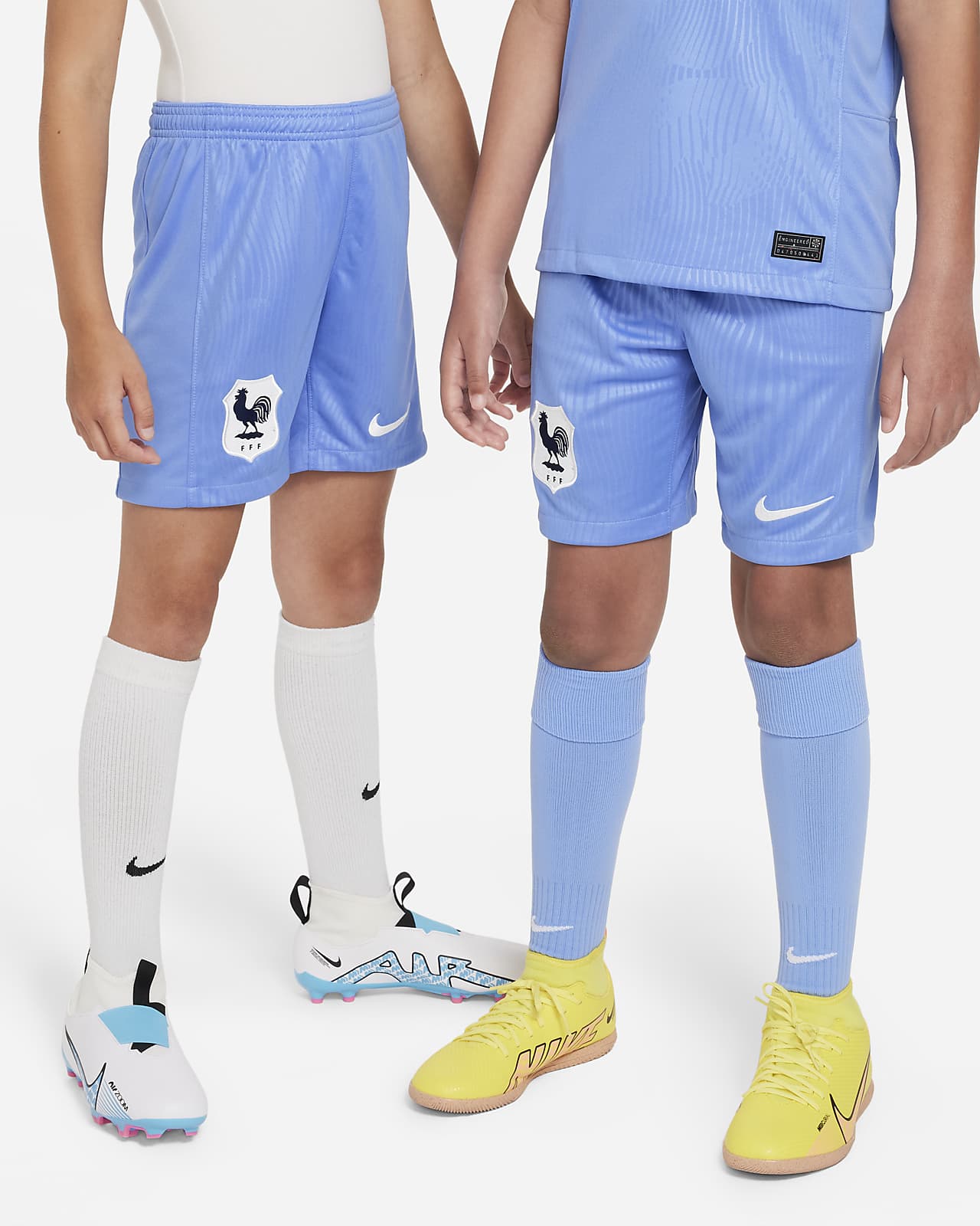 FFF 2023/24 Stadium Home Older Kids' Nike Dri-FIT Football Shorts. Nike CZ