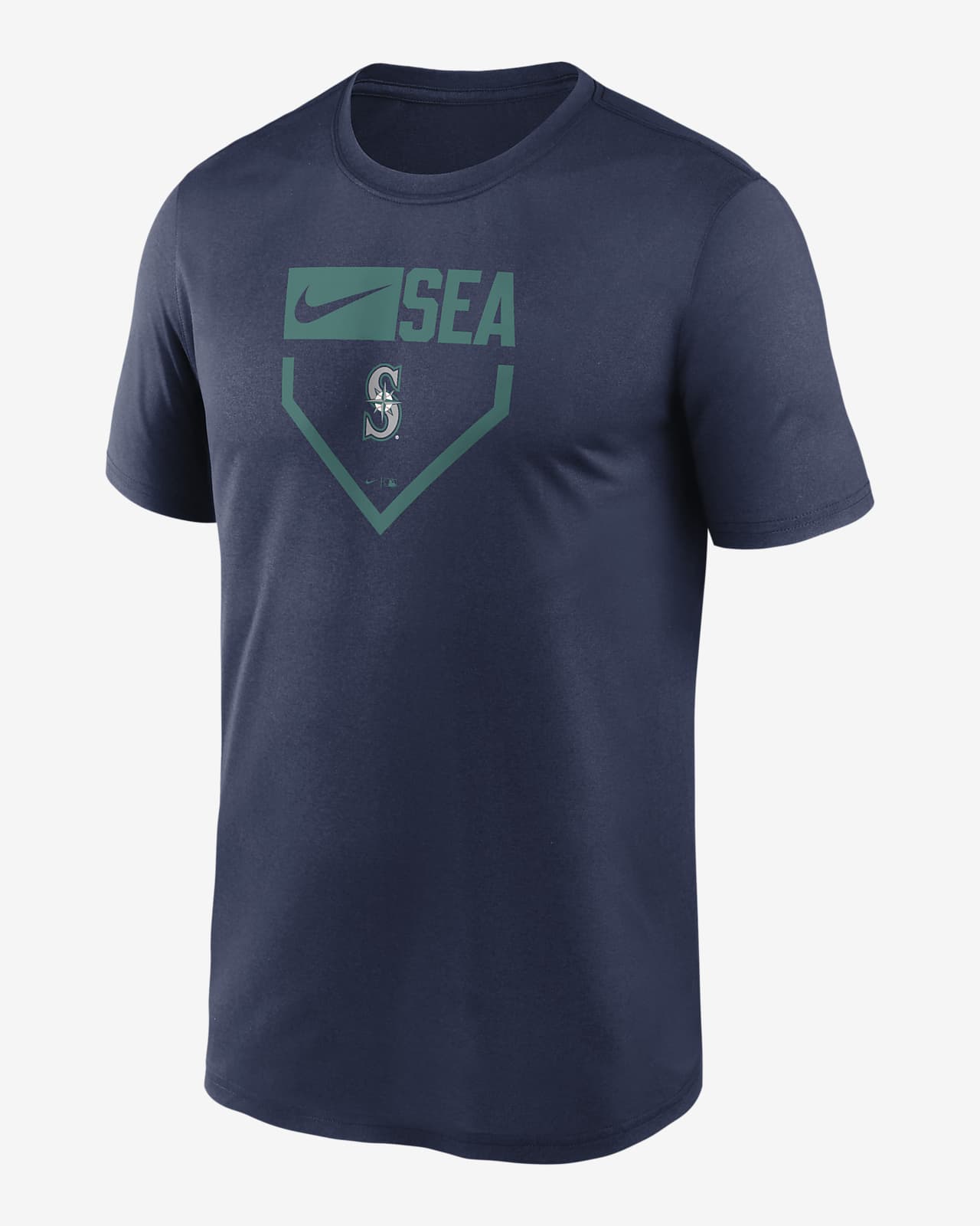 Seattle Mariners Home Plate Icon Legend Men's Nike Dri-FIT MLB T-Shirt ...