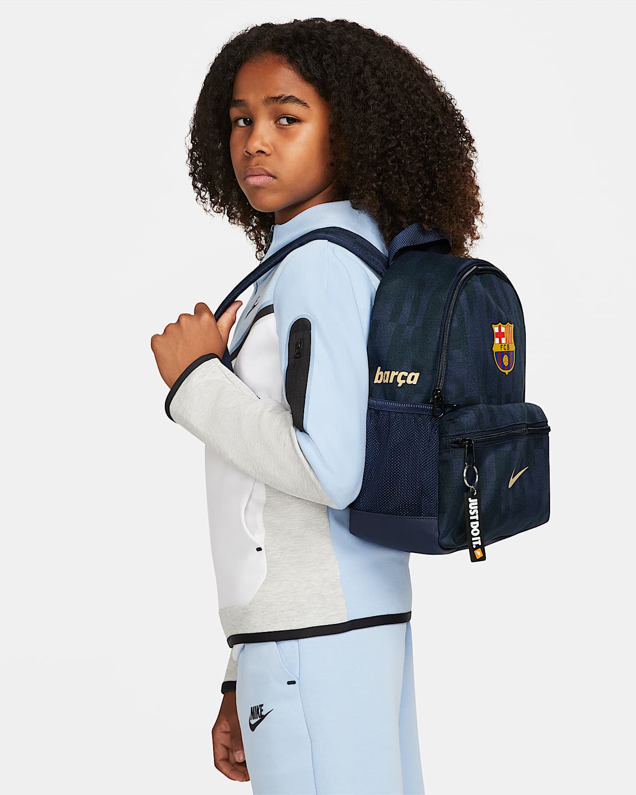F.C. Barcelona JDI Kids' Mini Backpack. Nike ID