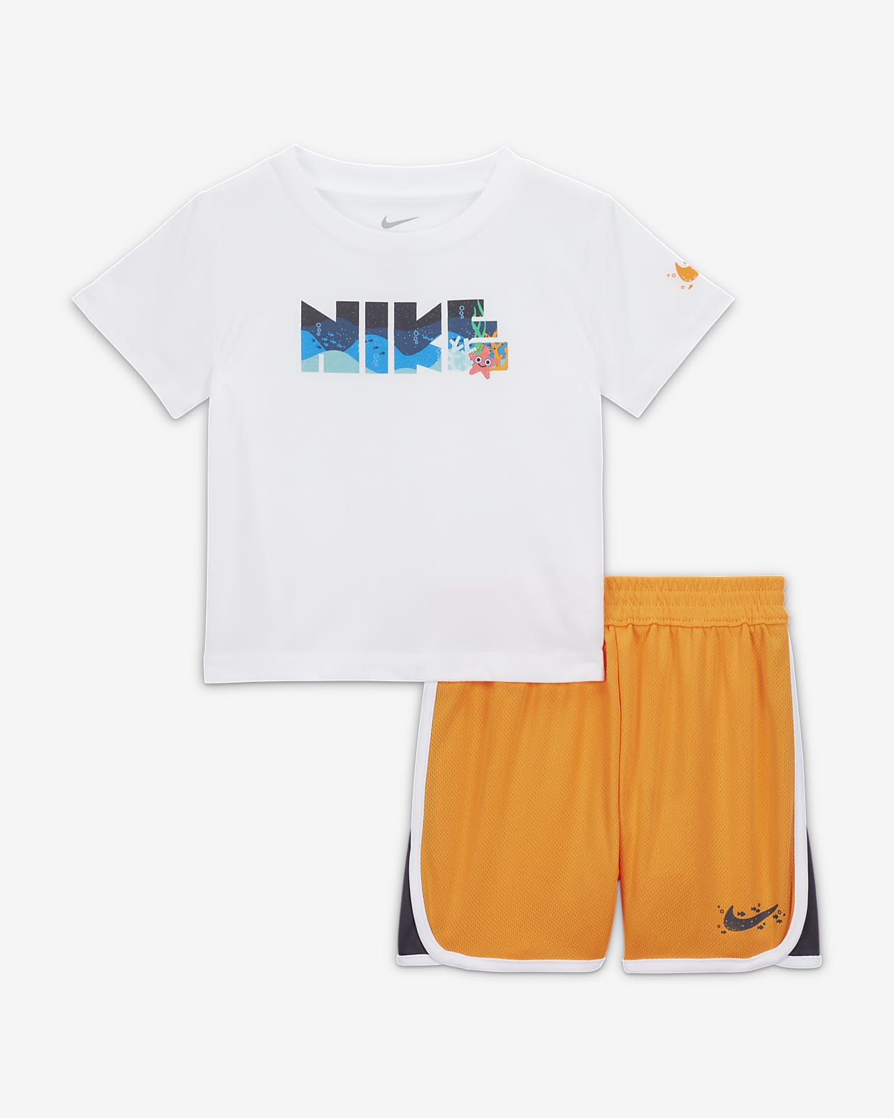 Nike Sportswear Coral Reef Mesh Shorts Set Baby 2-piece Set. Nike CZ