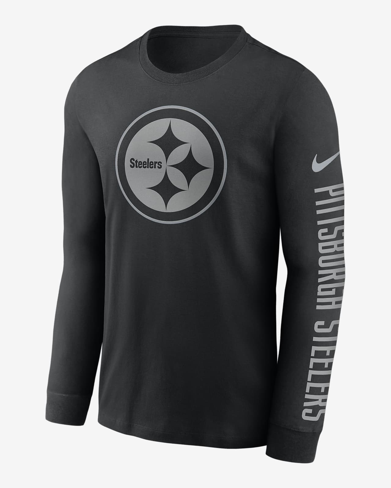 Playera de manga larga para hombre Nike RFLCTV Logo (NFL Pittsburgh ...