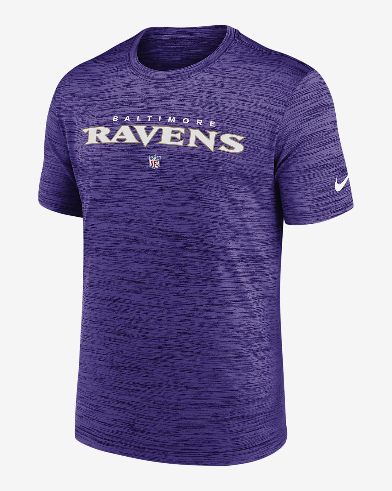 Playera para mujer Nike Dri-FIT Sideline Velocity (NFL Baltimore Ravens). Nike.com