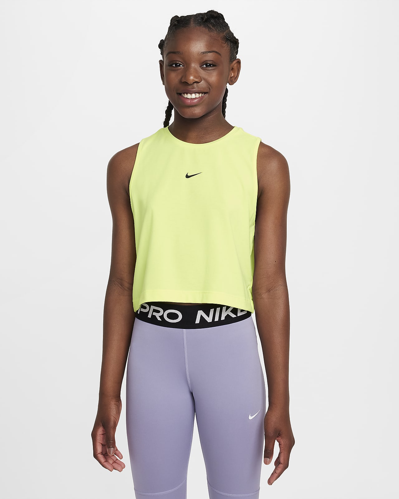 Nike Pro Girls' Dri-FIT Training Tank Top. Nike.com