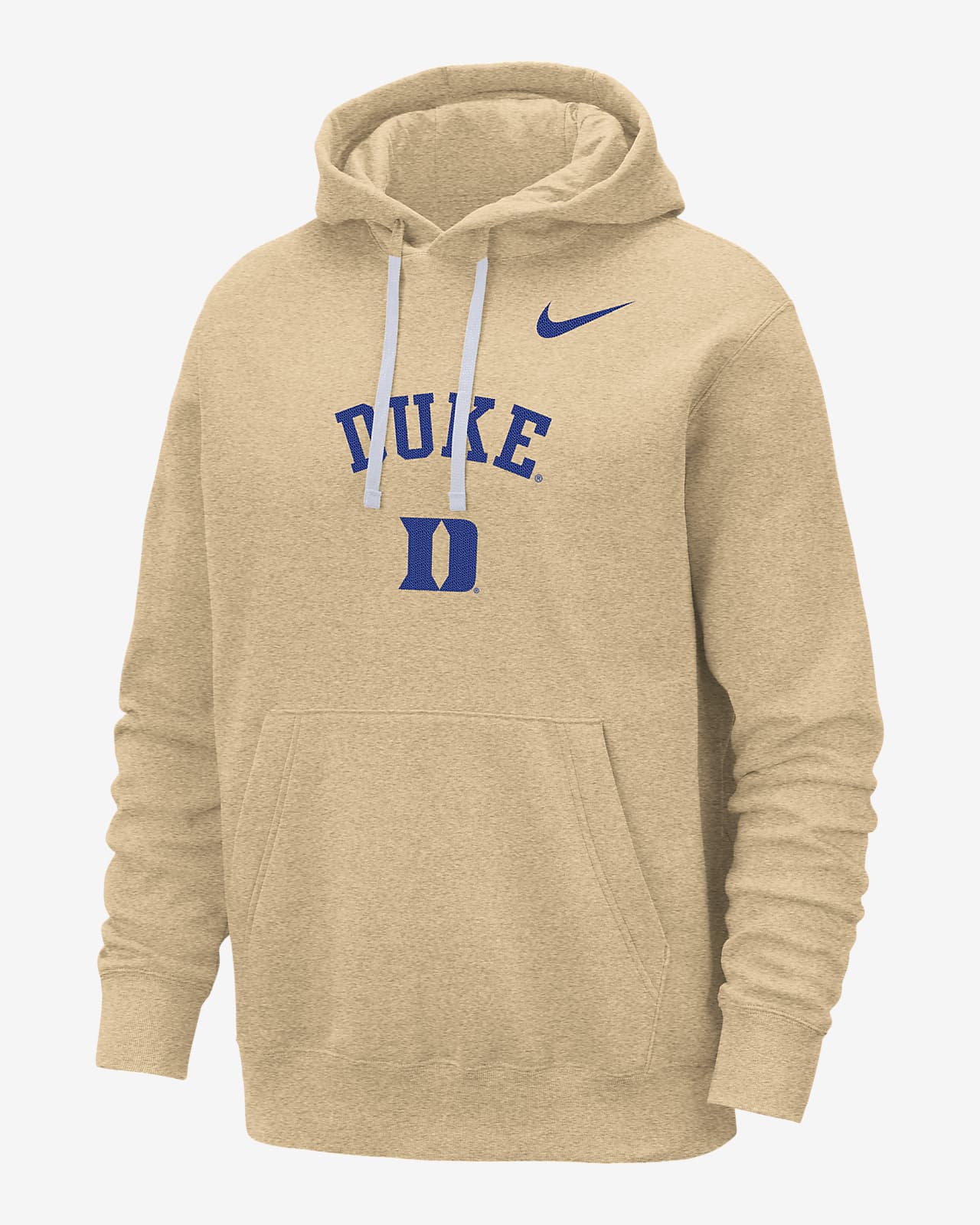 Sudadera con gorro sin cierre universitaria Nike para hombre Duke Club Fleece. Nike.com