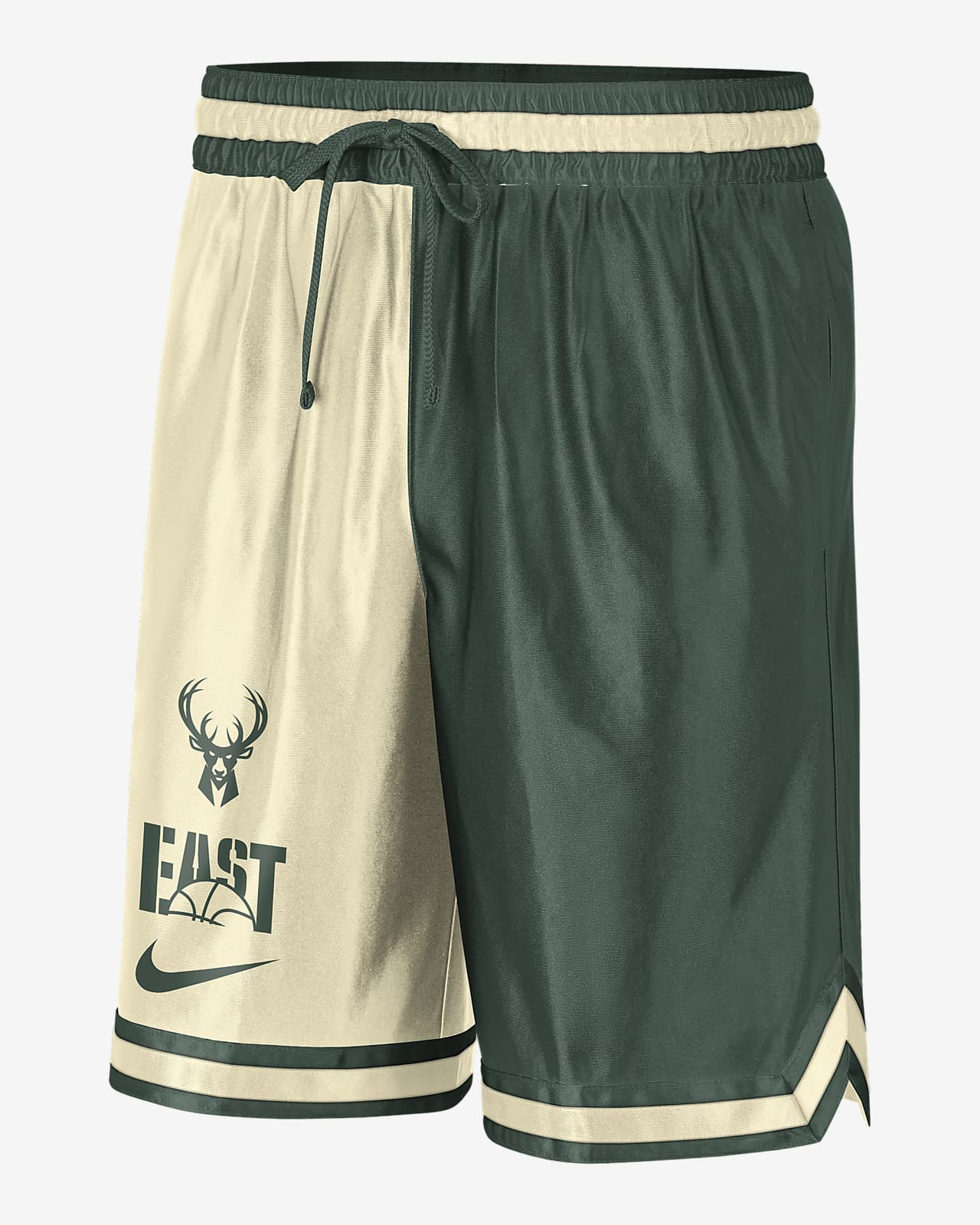 Milwaukee Bucks Courtside Men's Nike Dri-FIT NBA Graphic Shorts. Nike FI