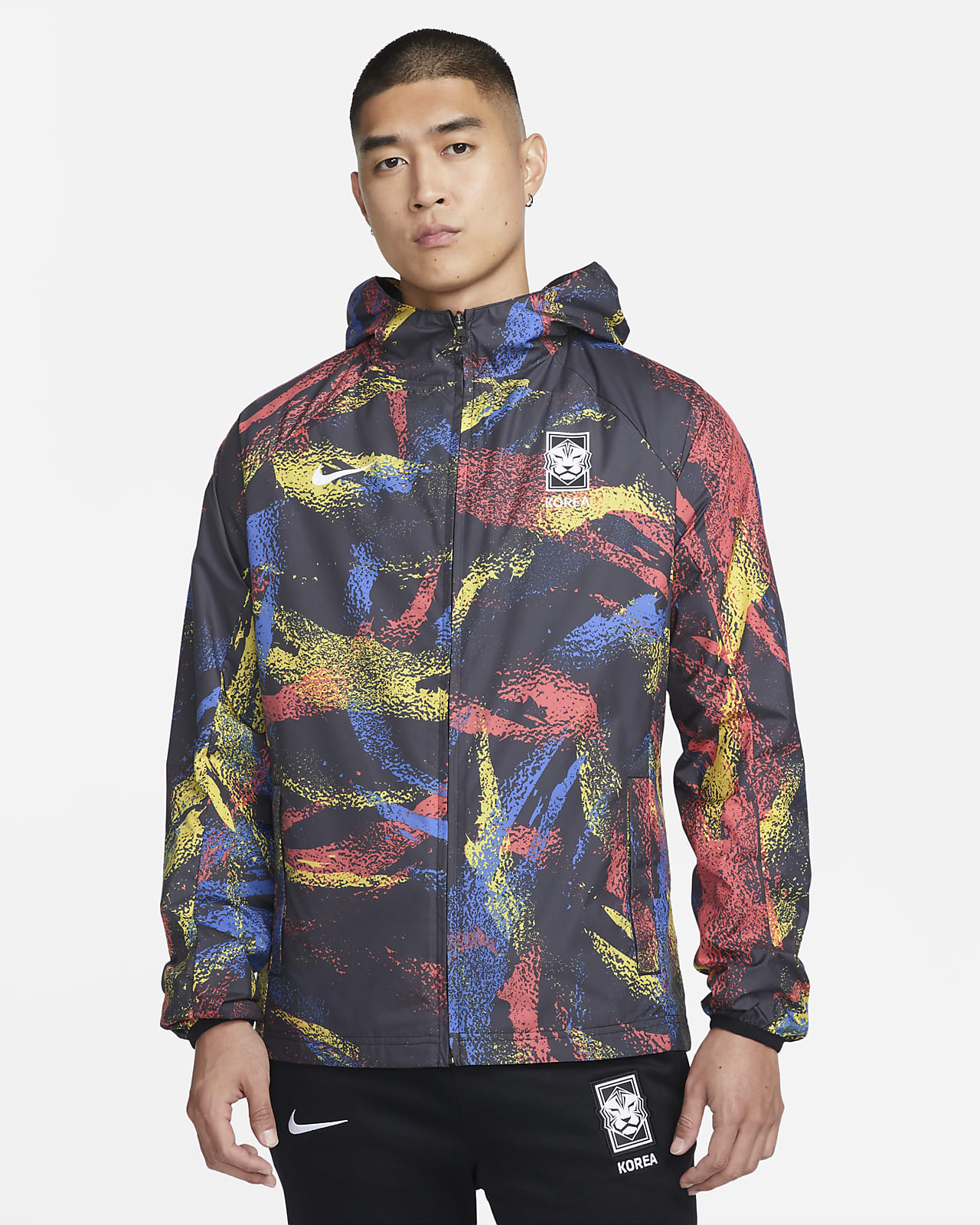 Korea AWF Men's Full-Zip Football Jacket. Nike BE