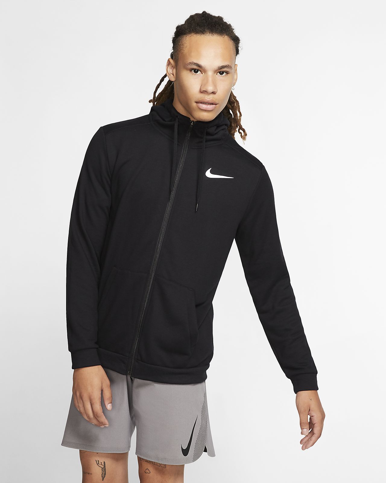 Sudadera con capucha de entrenamiento y cierre completo para hombre ... Sudadera con capucha de entrenamiento y cierre completo para hombre ...