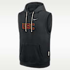 USC Sideline Men's Nike Dri-FIT College Sleeveless Pullover Hoodie ...