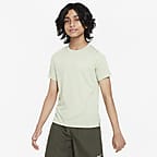 Nike Dri-FIT Miler Older Kids' (Boys') Short-Sleeve Training Top. Nike MY