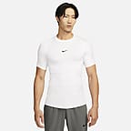 Nike Pro Men's Dri-FIT Tight Short-Sleeve Fitness Top. Nike PT