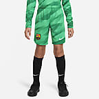 F.C. Barcelona 2023/24 Stadium Goalkeeper Older Kids' Nike Dri-FIT Football Shorts. Nike NZ