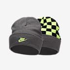 Nike Peak Kids' Reversible Tall Cuff Smiley Beanie. Nike PT