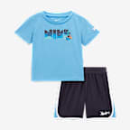 Nike Sportswear Coral Reef hálós rövidnadrág szett babáknak (kétrészes ...