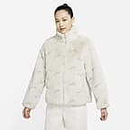 Nike Sportswear Plush Women's Printed Faux Fur Jacket. Nike SA