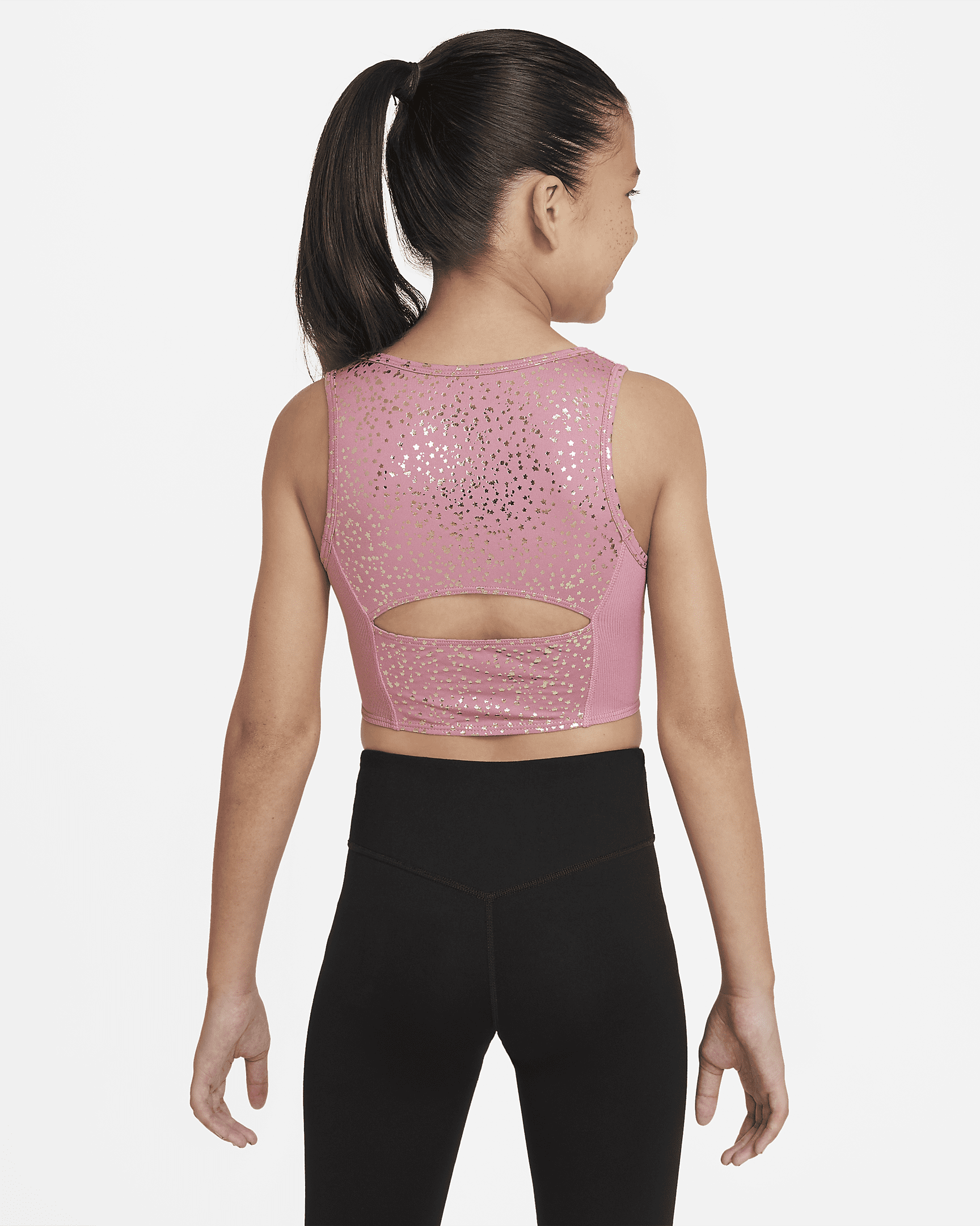 Nike Dri-FIT One Older Kids' (Girls') Crop Tank. Nike AE
