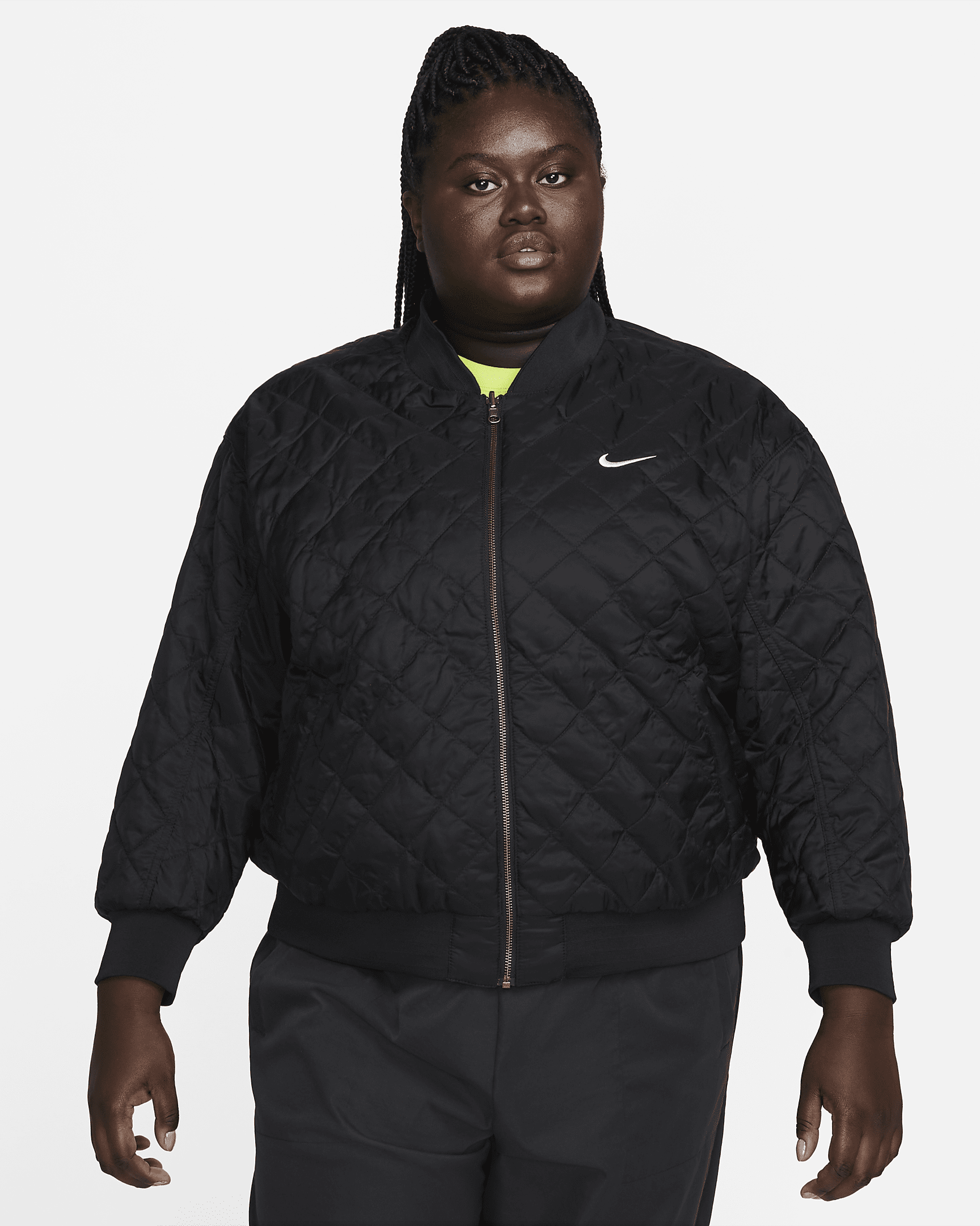 Nike Sportswear Women's Reversible Varsity Bomber Jacket (Plus Size ...