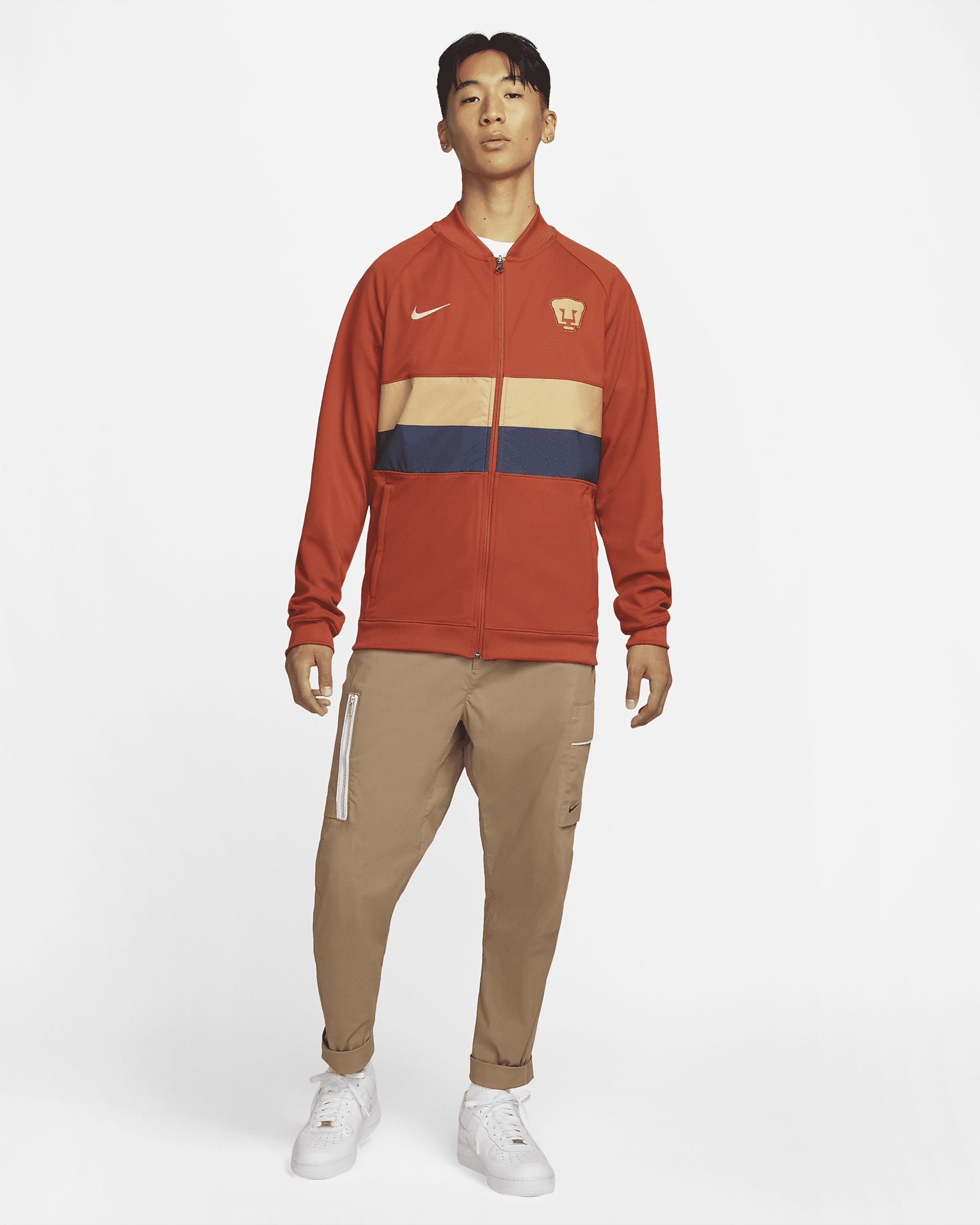 Pumas UNAM Men's Full-Zip Football Jacket. Nike BG