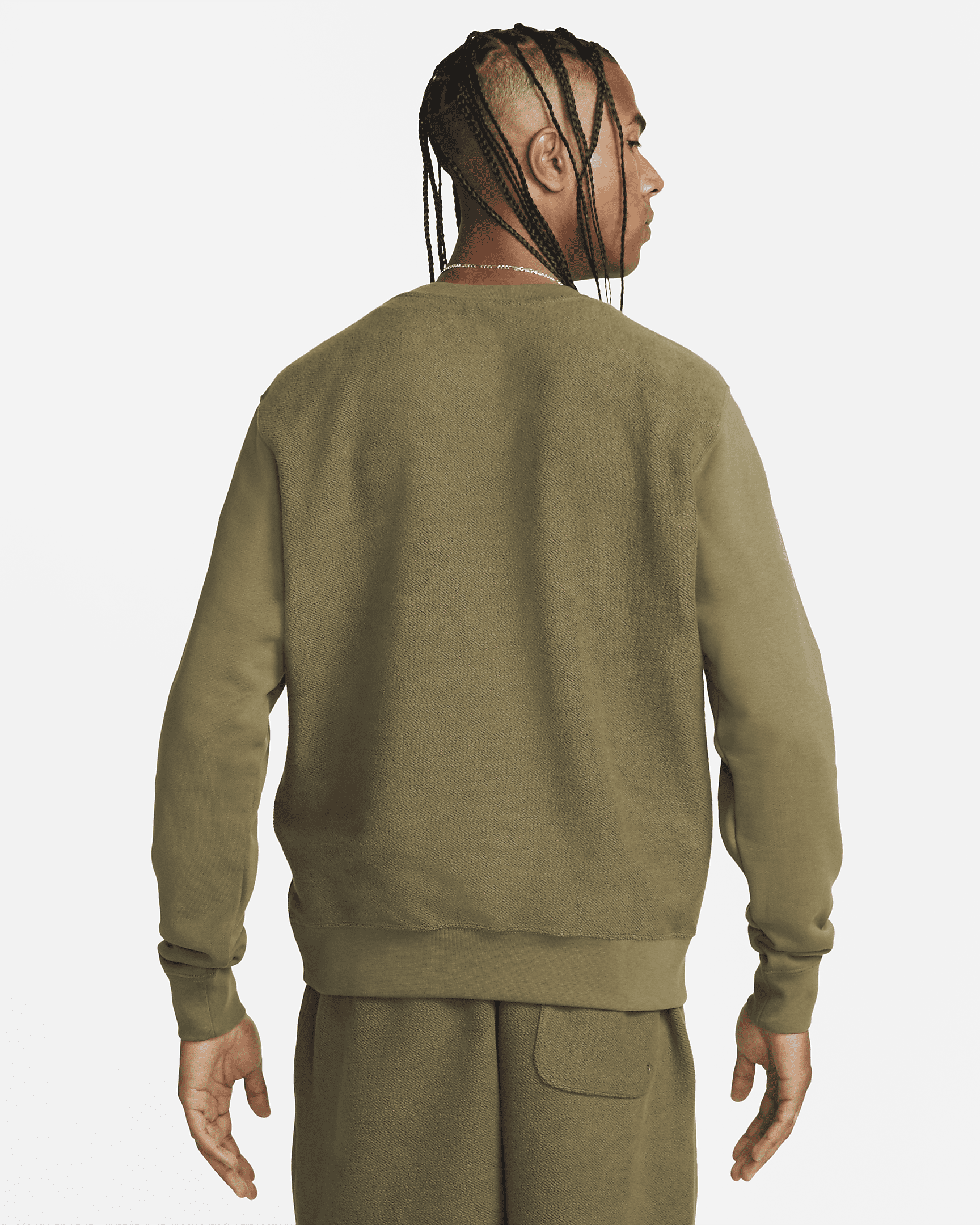 Nike Club Fleece+ Men's French Terry Crew. Nike AE