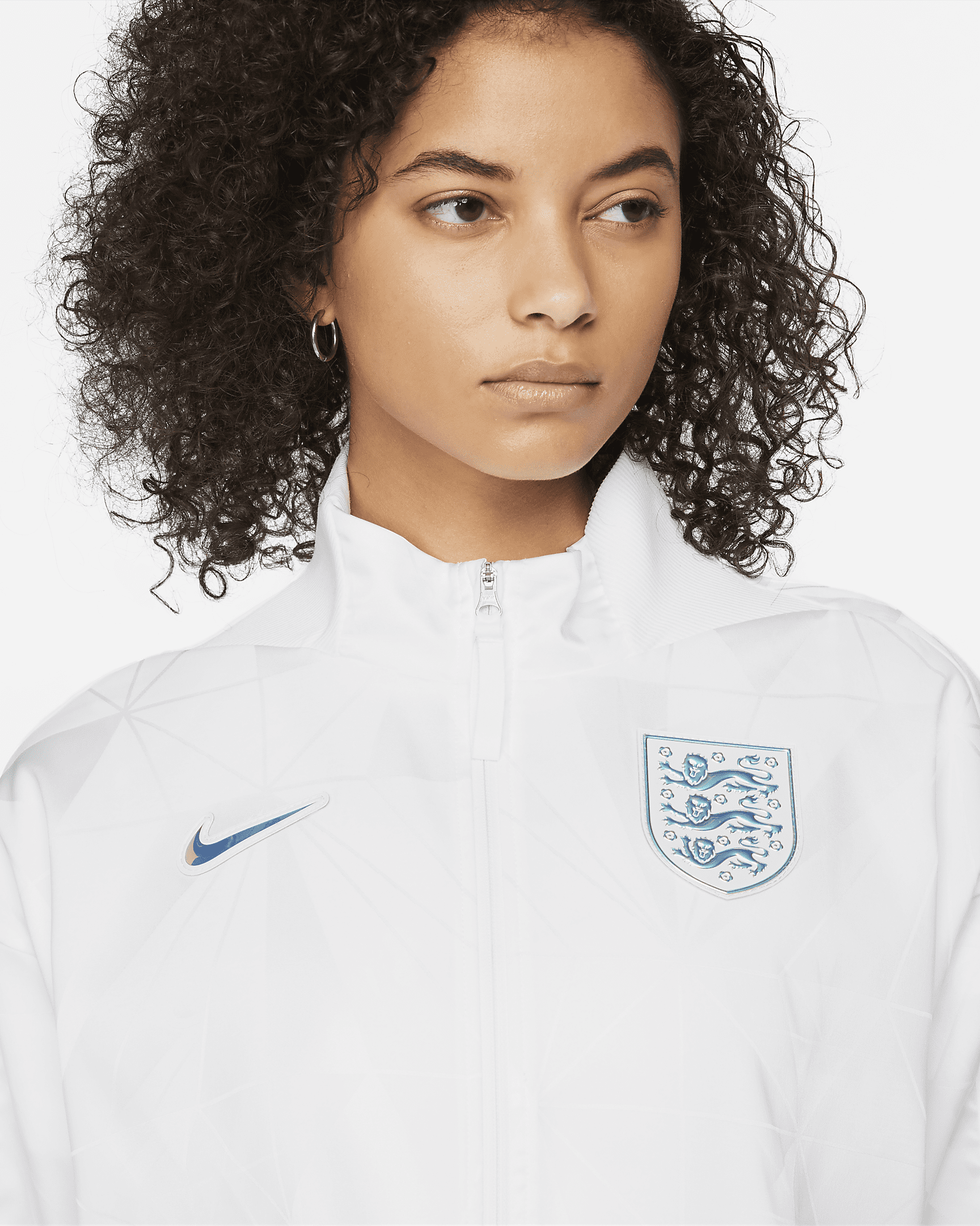 England Women's Woven Football Jacket. Nike SA