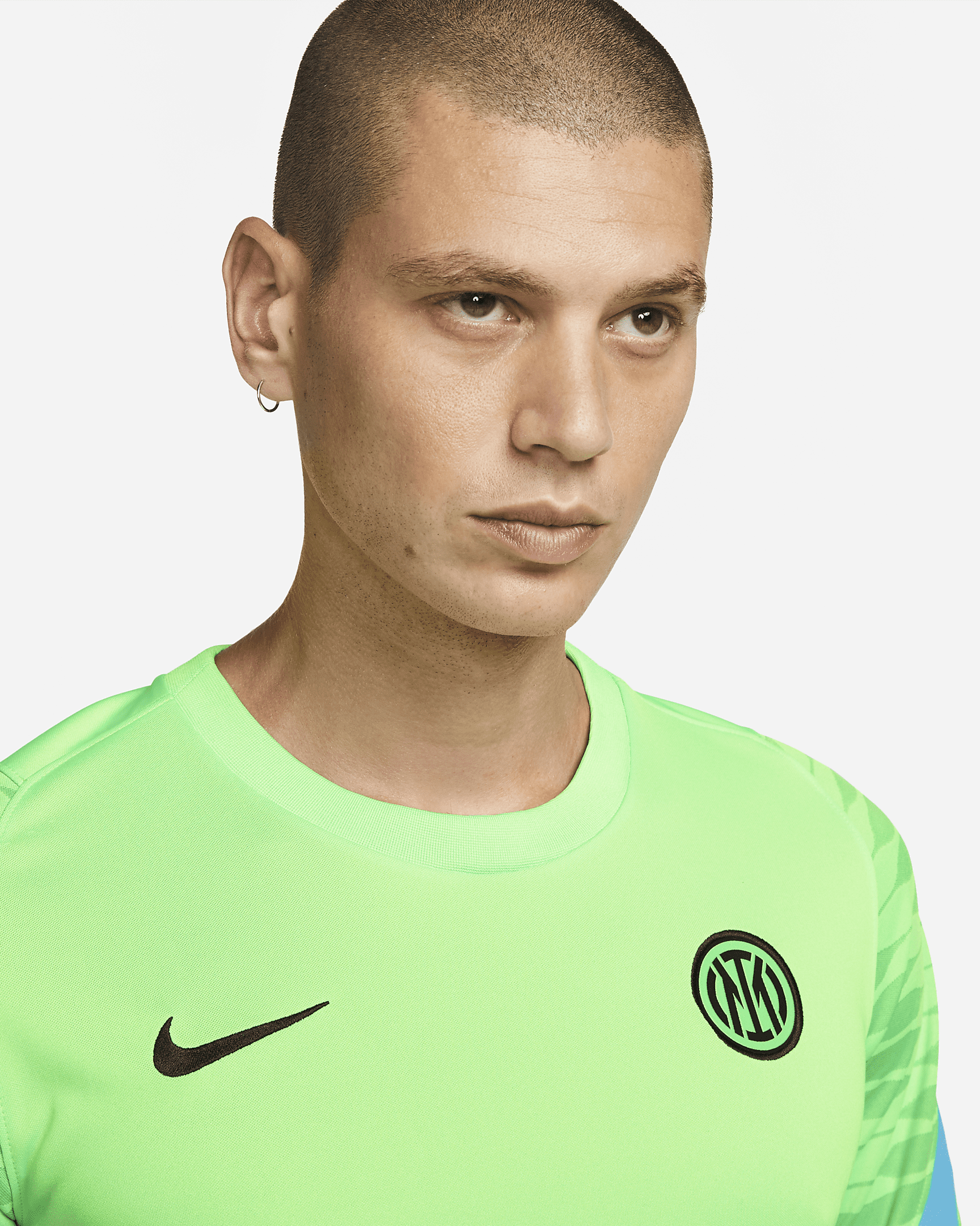 Inter Milan Strike Men's Nike Dri-FIT Short-Sleeve Football Top. Nike AE