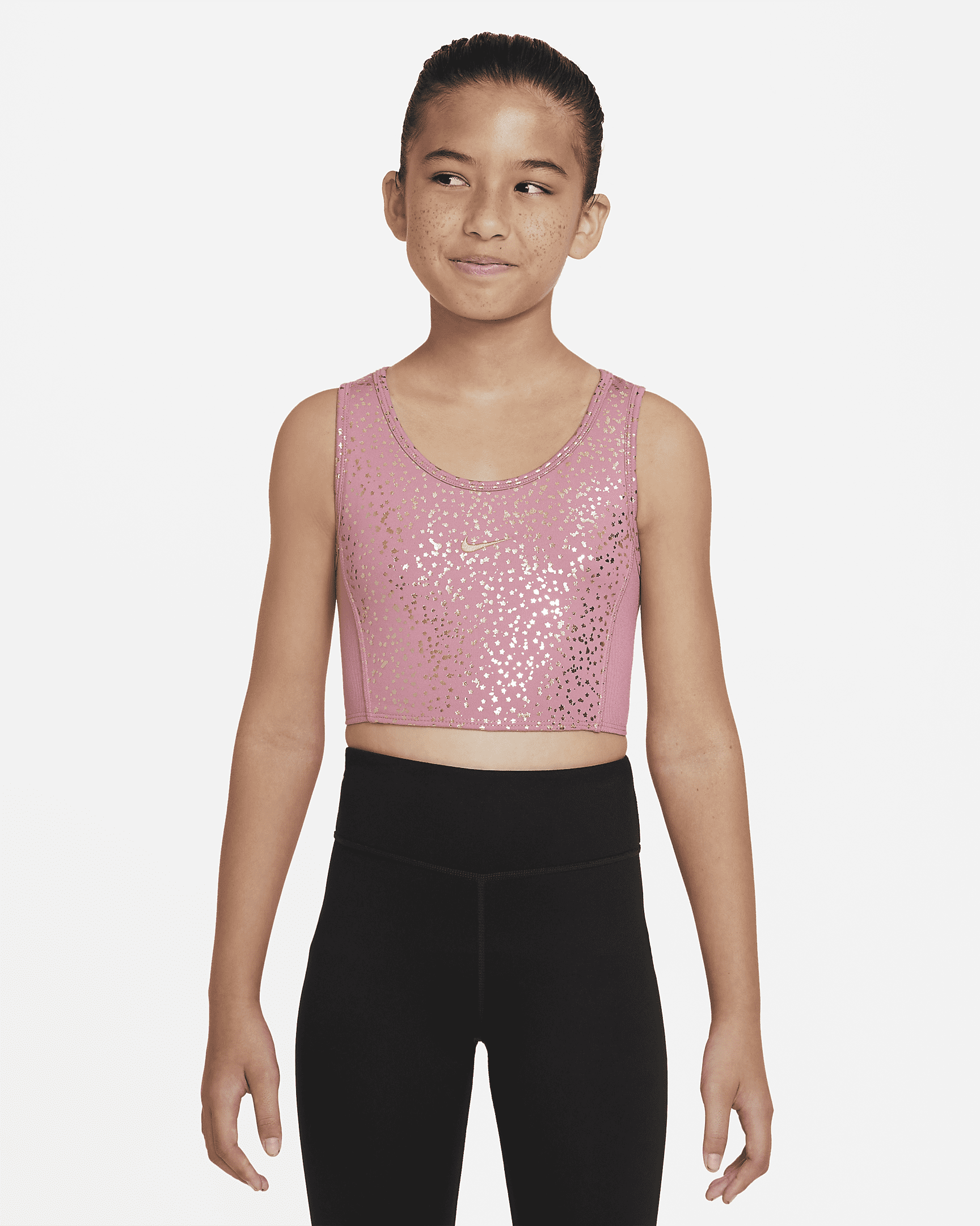 Nike Dri-FIT One Older Kids' (Girls') Crop Tank. Nike AE