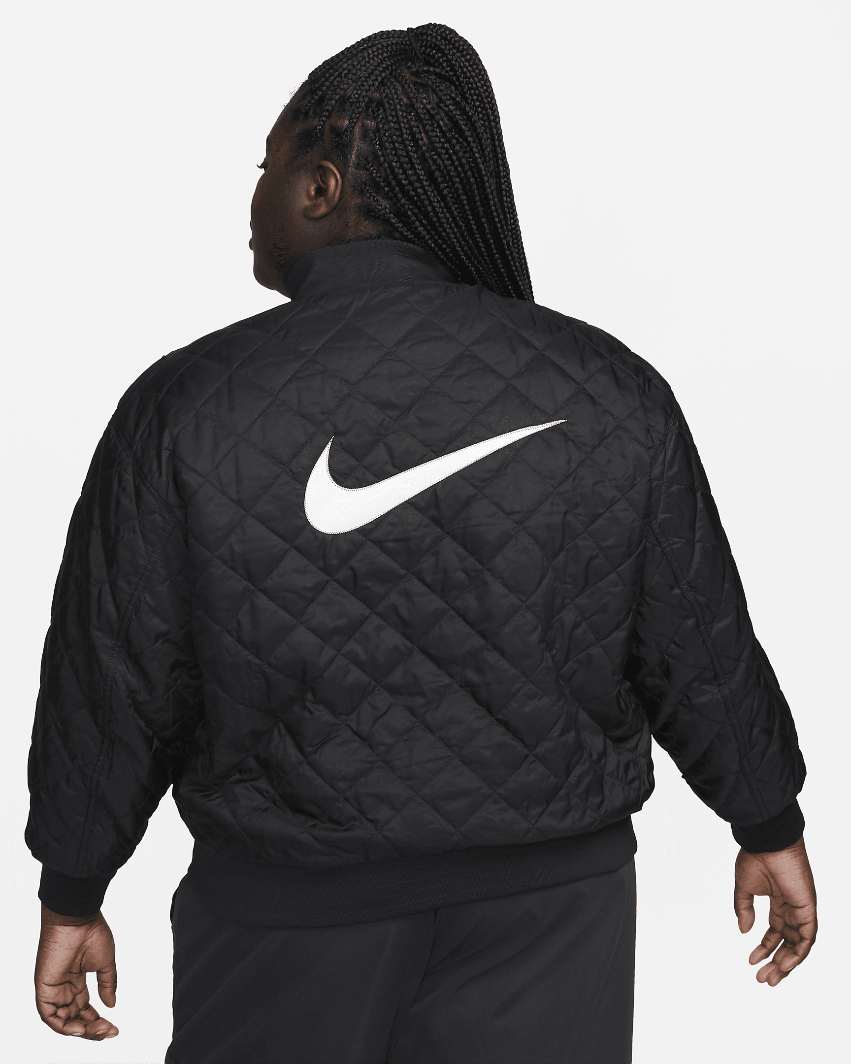 Nike Sportswear Women's Reversible Varsity Bomber Jacket (Plus Size ...