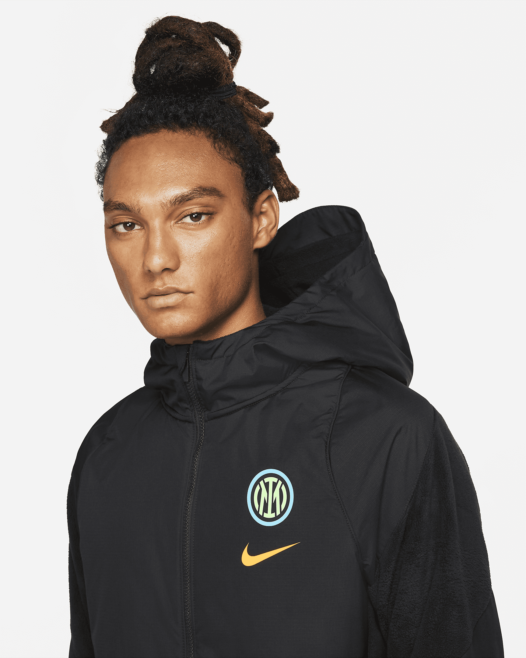 Inter Milan AWF Men's Woven Football Jacket. Nike HR