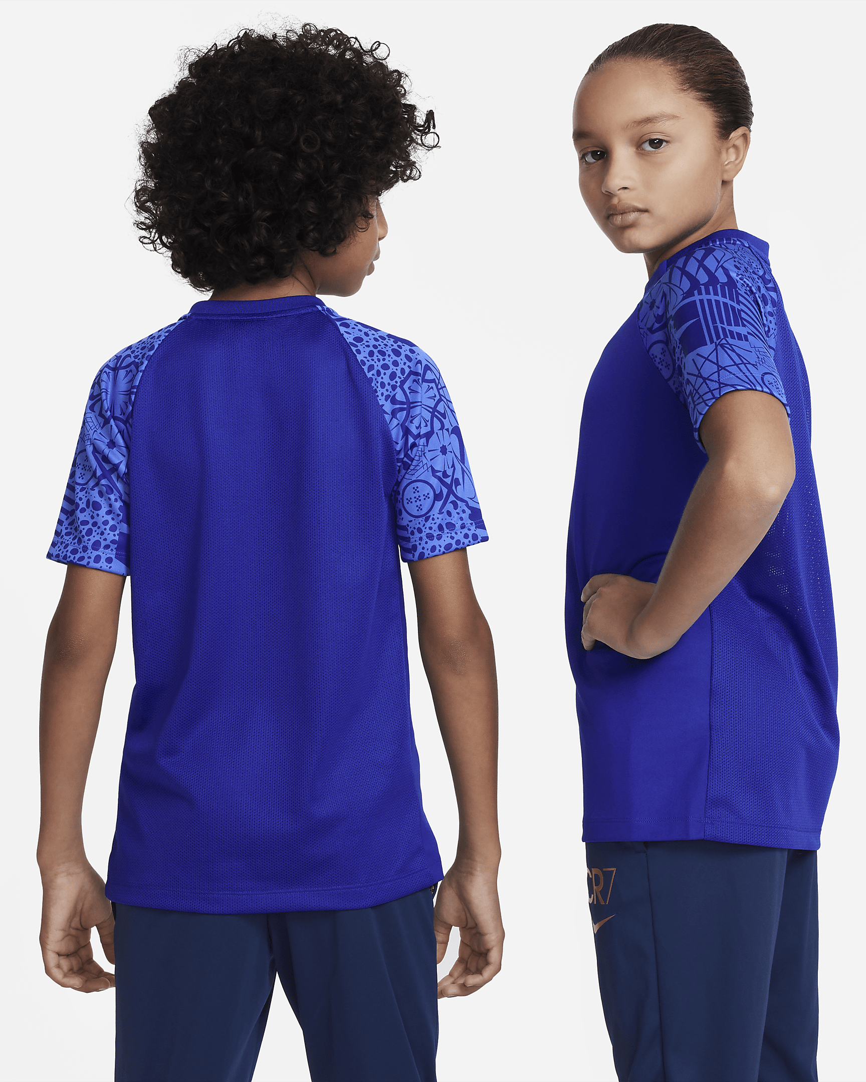 CR7 Older Kids' Short-Sleeve Football Top. Nike BE