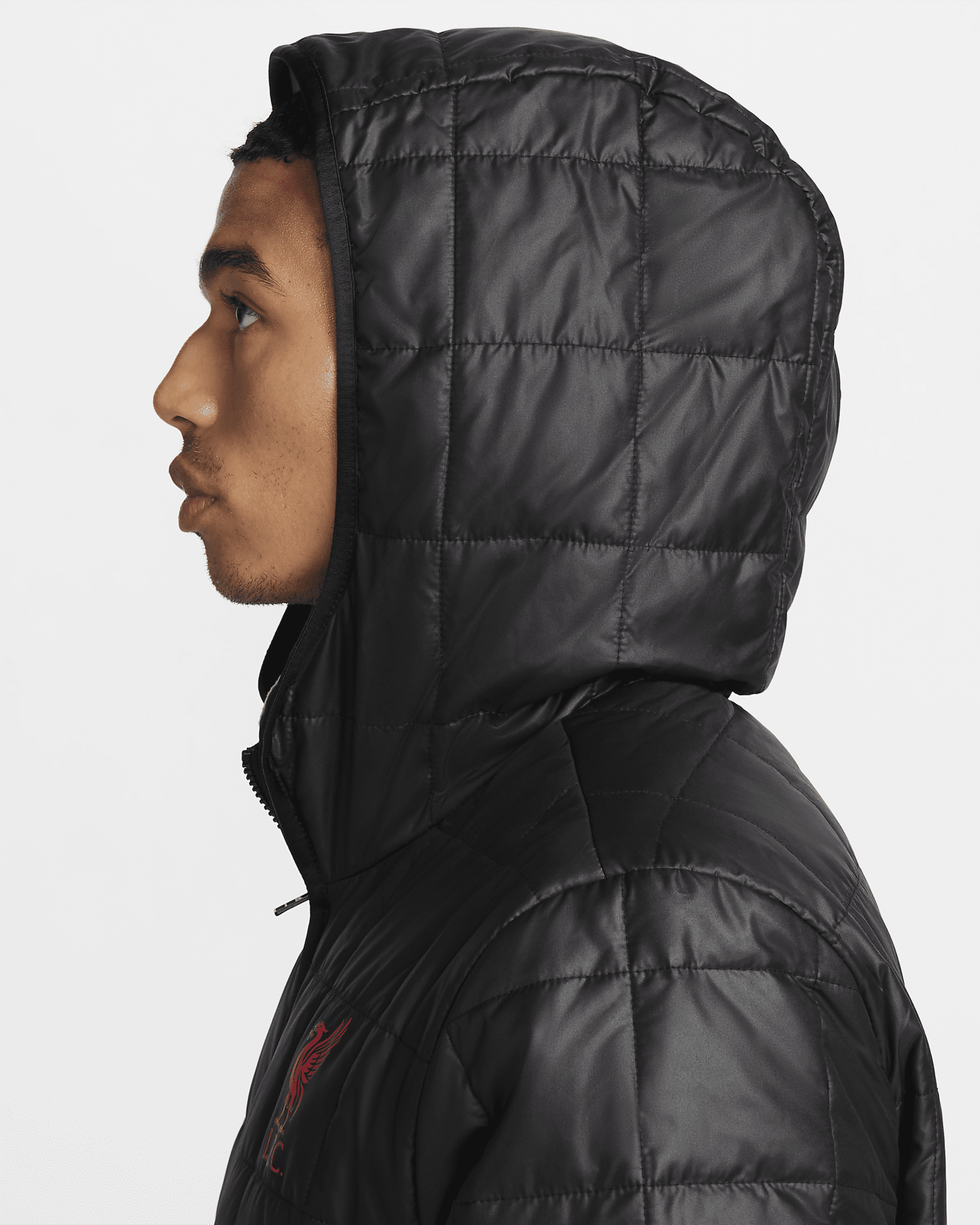 Liverpool F.C. Men's Fleece-Lined Hooded Jacket. Nike SA