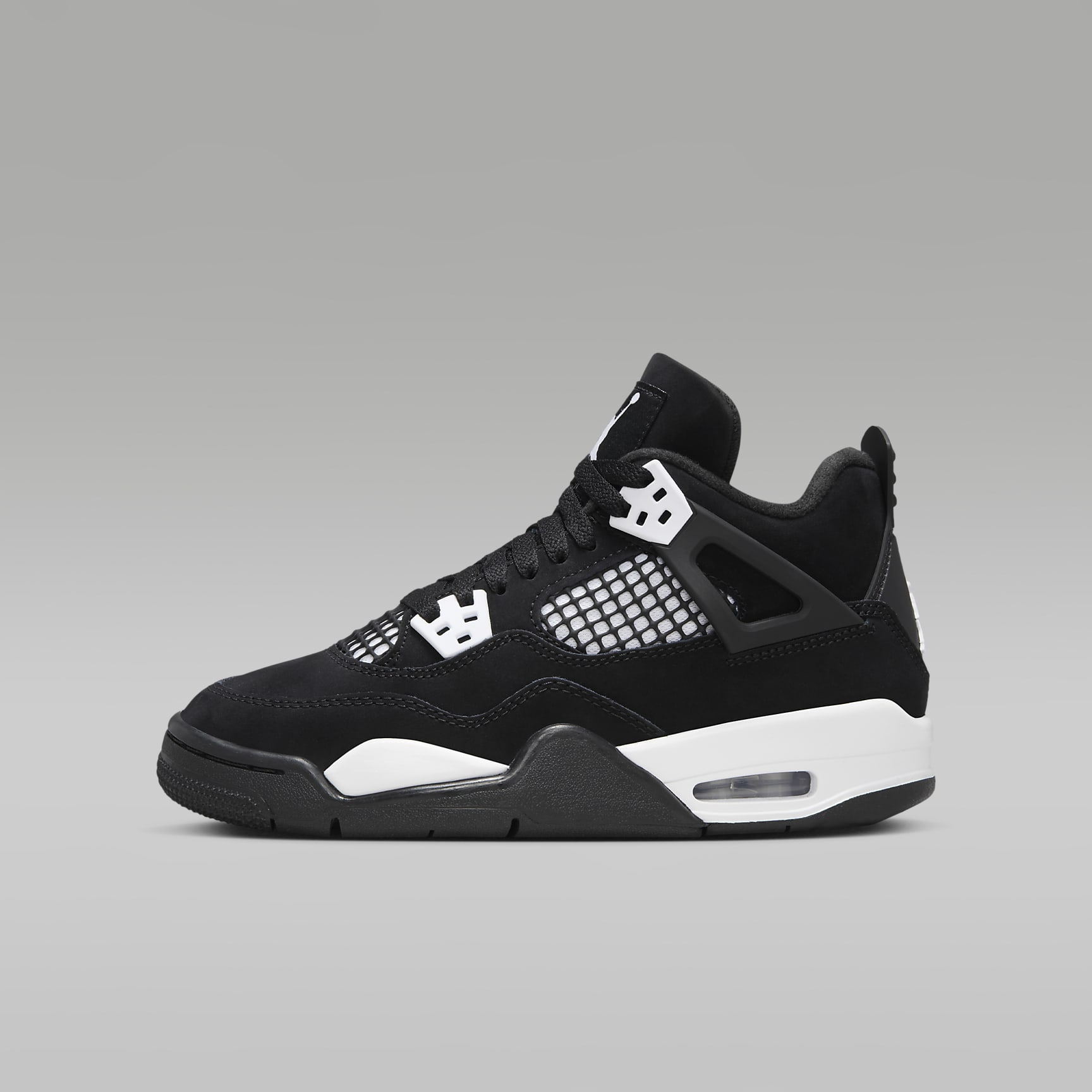 รองเท้าเด็กโต Air Jordan 4 Retro "White Thunder" Nike TH