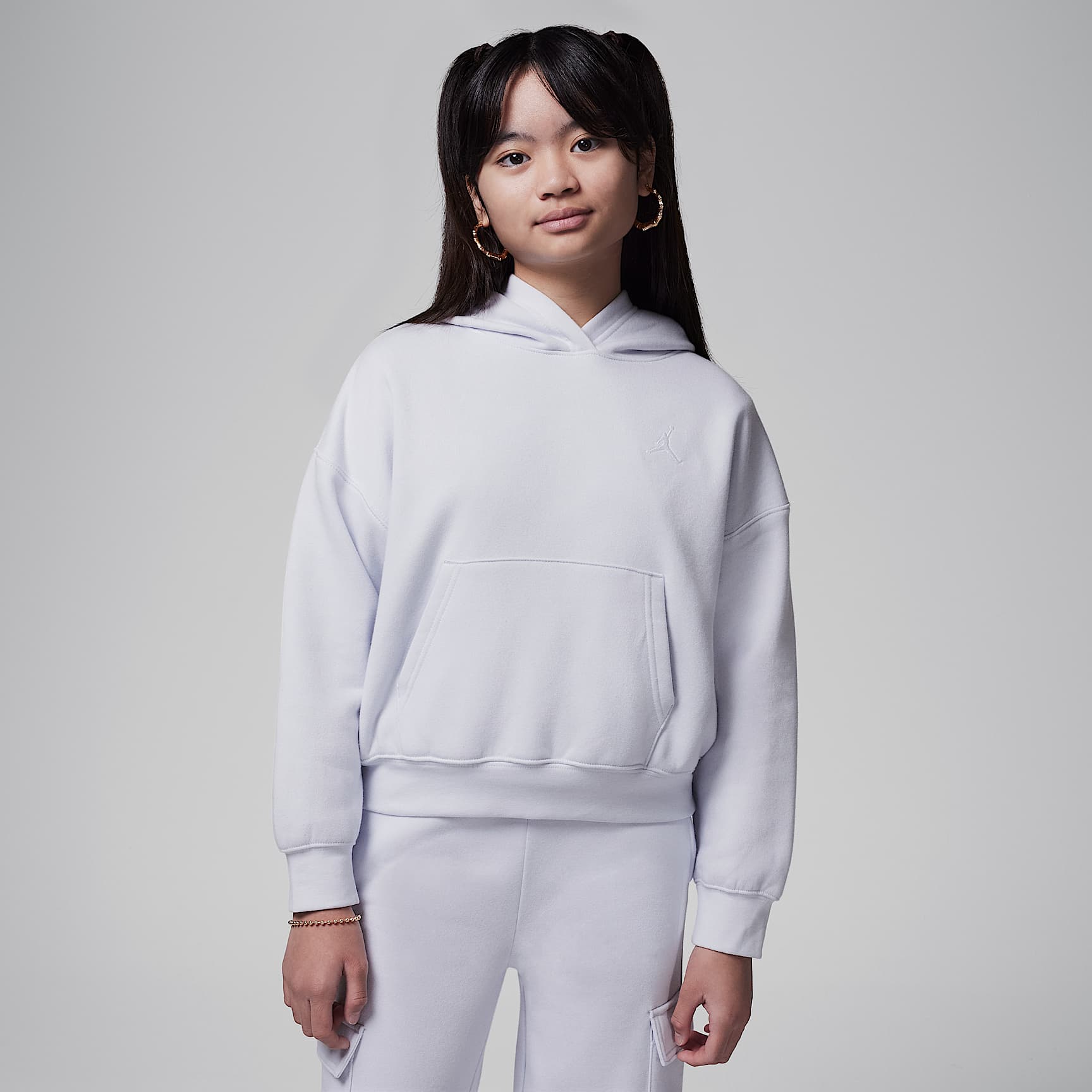Jordan Brooklyn Essentials Older Kids' Pullover Hoodie. Nike UK