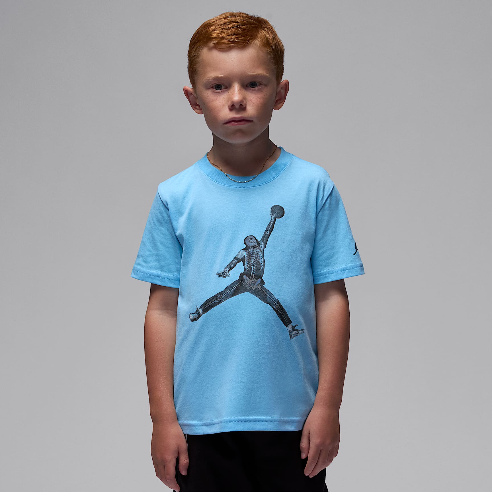 Playera Skeleton Jumpman para niños talla grande Jordan. Nike.com